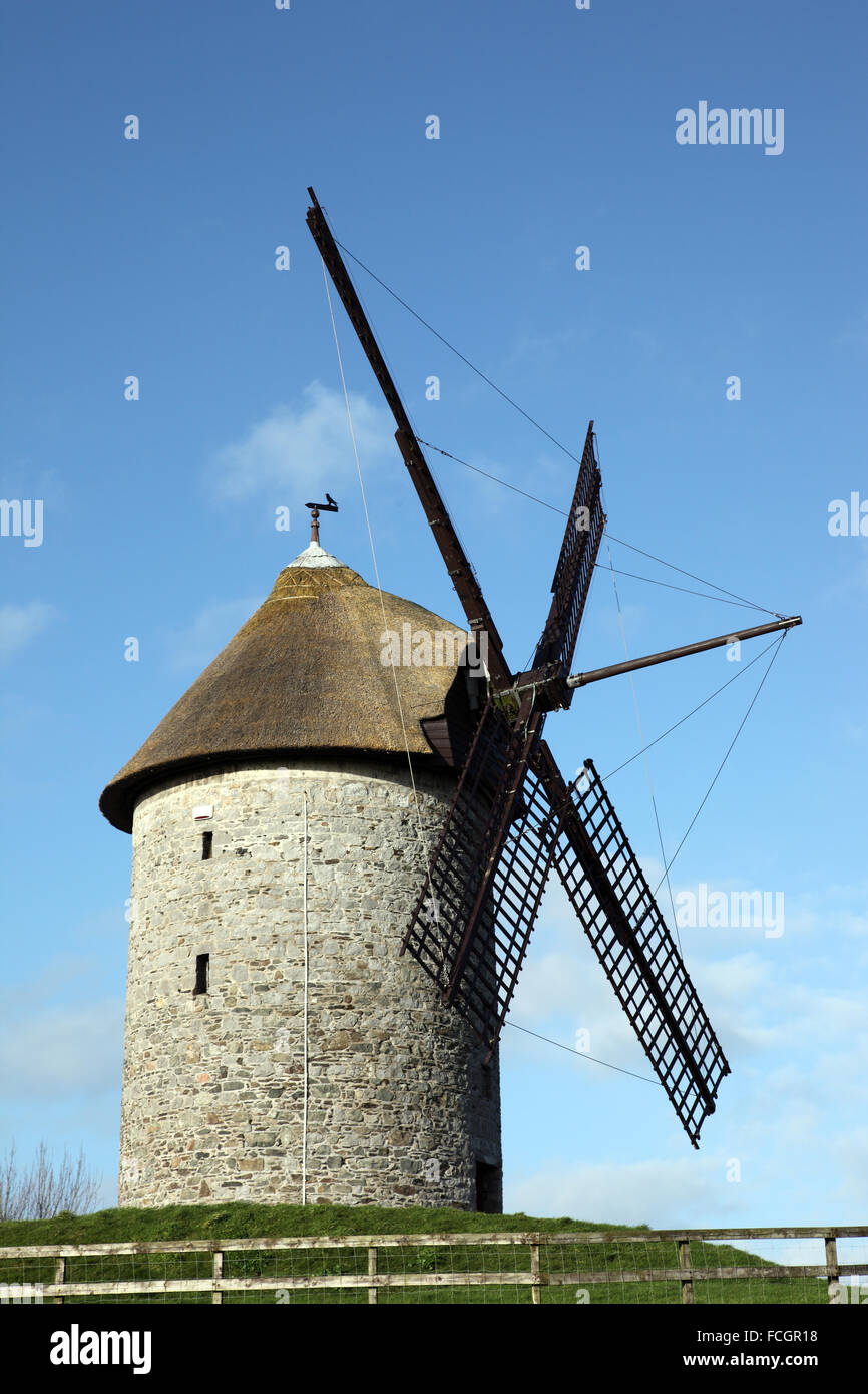 Skerries Little Windmill Stock Photo - Alamy
