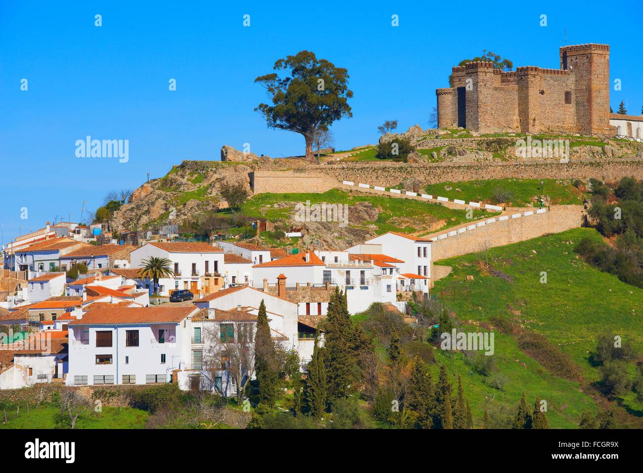 Huelva aroche castle hi-res stock photography and images - Alamy