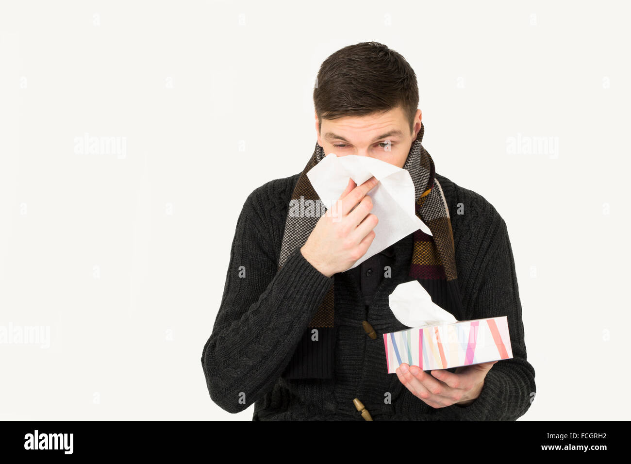 Sick young men Stock Photo - Alamy