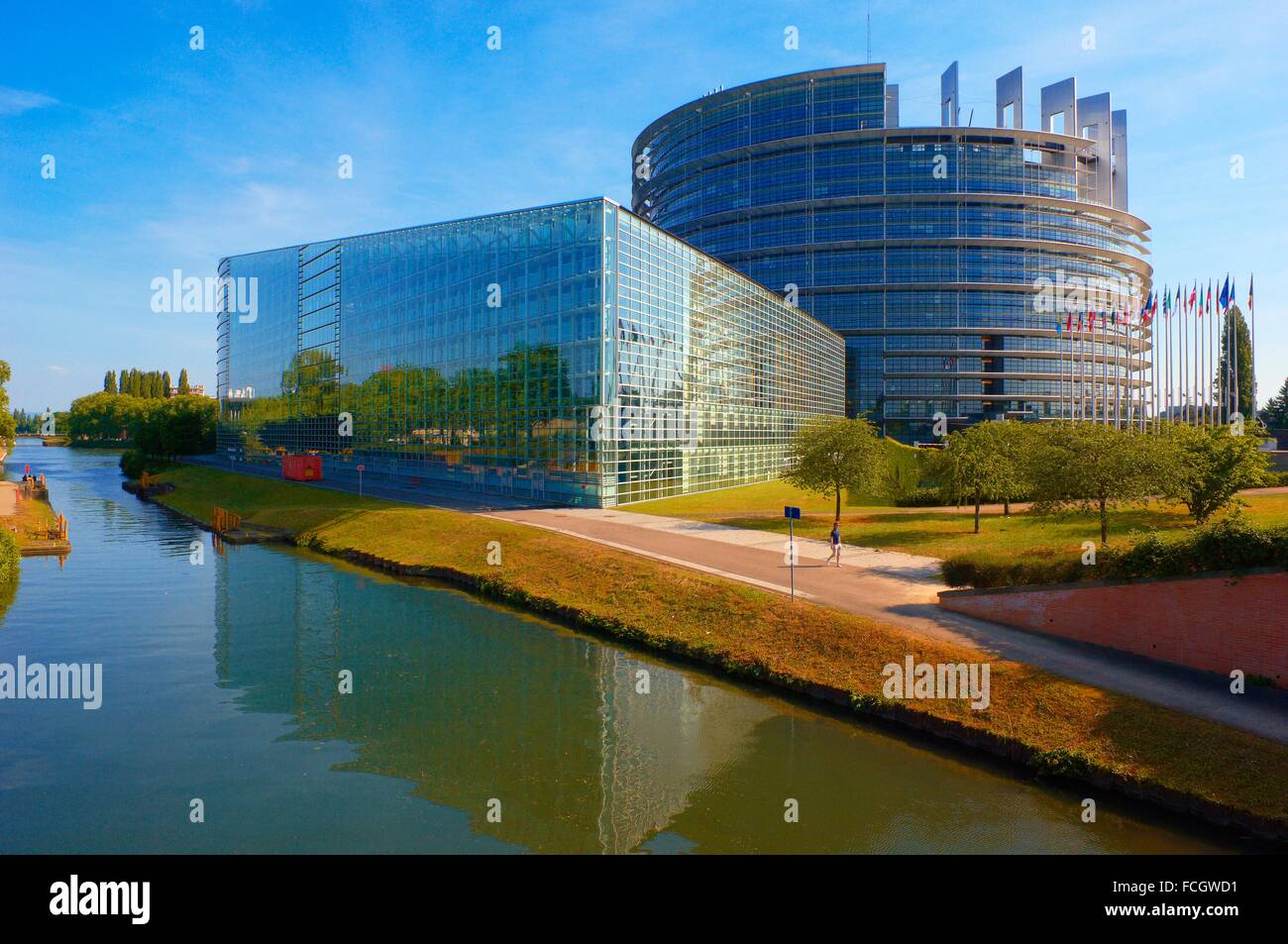 Strasbourg, European Parliament building, UNESCO world heritage site ...