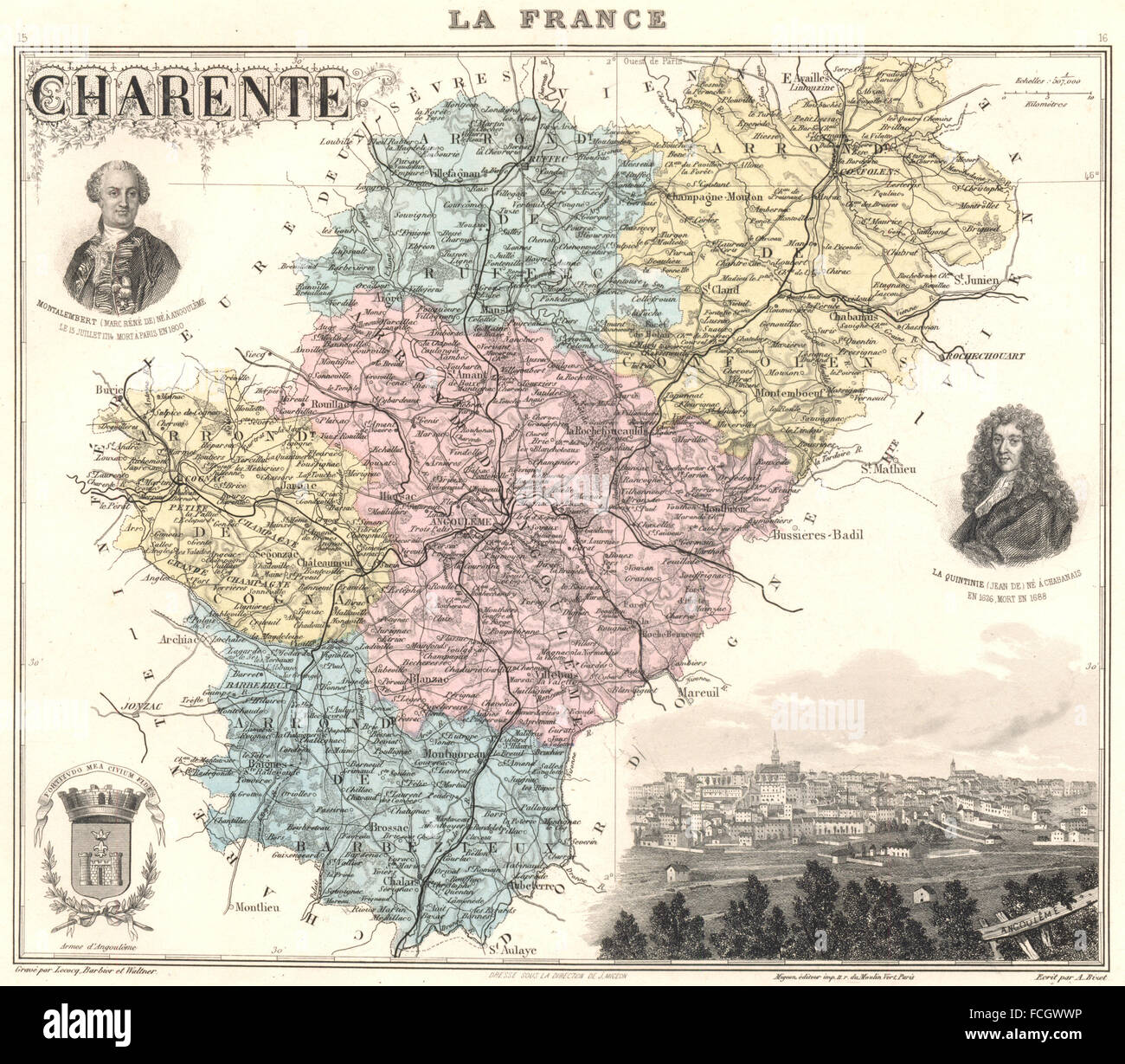 Map of angouleme hi-res stock photography and images - Alamy