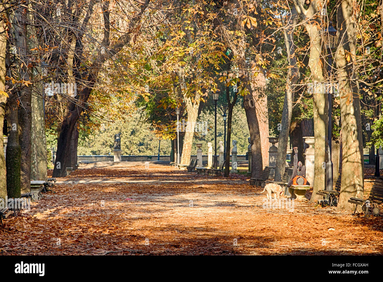 City park of rome hi-res stock photography and images - Alamy
