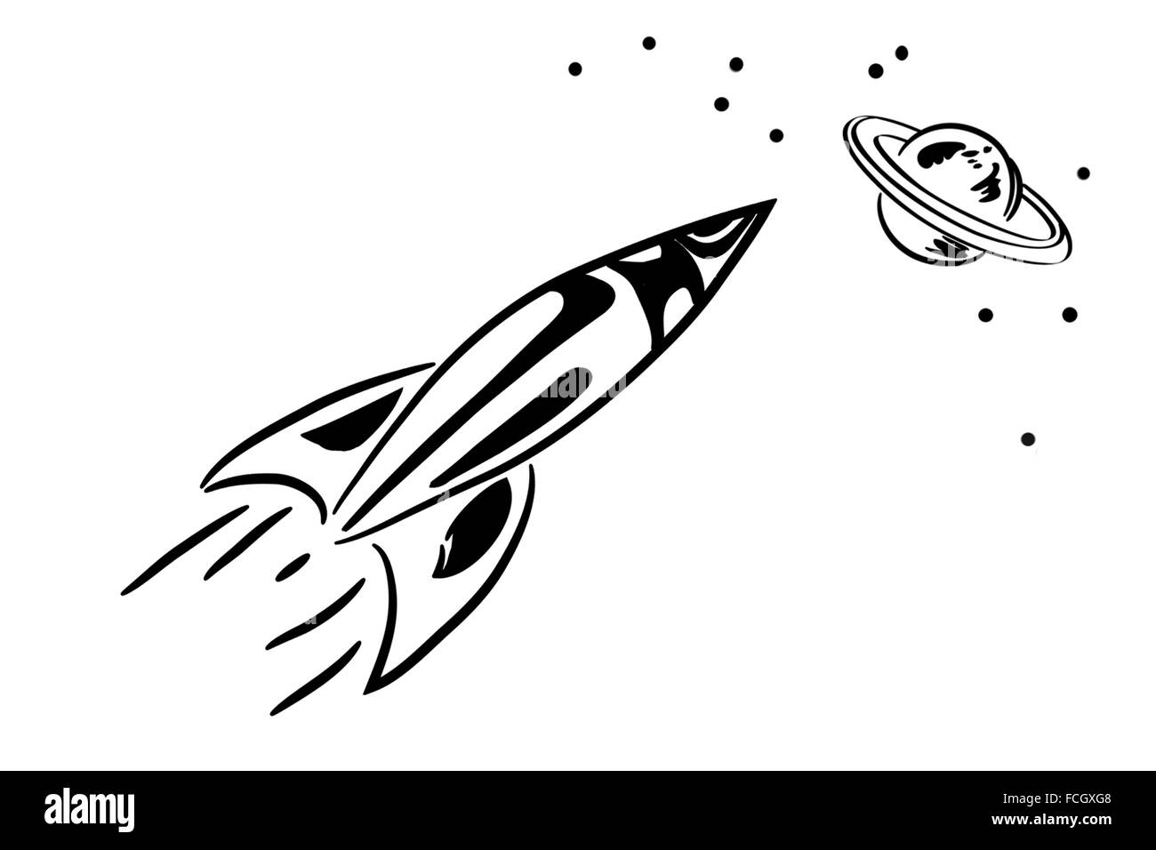 Space shuttle sketch hi-res stock photography and images - Alamy