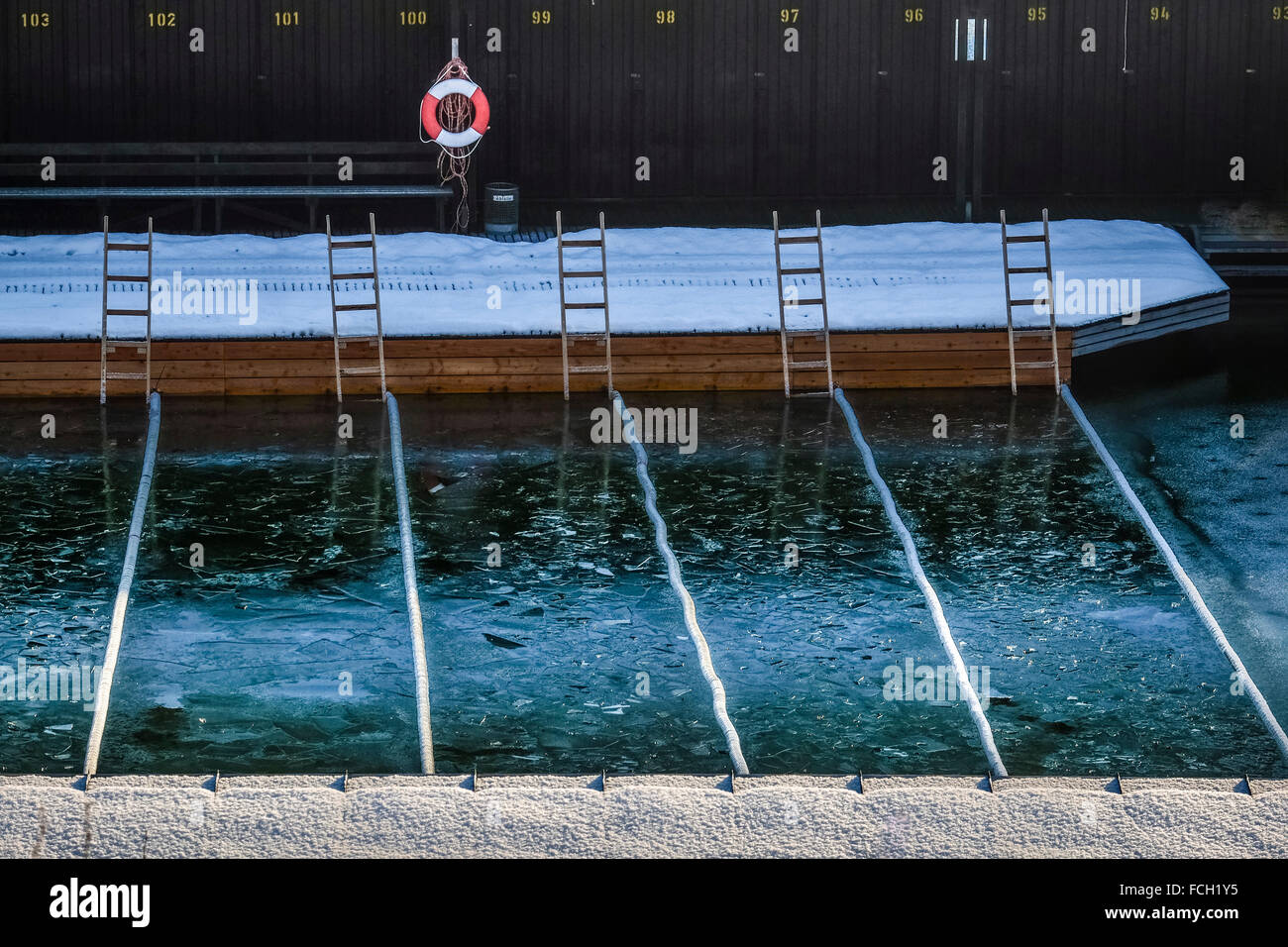 Ice swimming hi-res stock photography and images - Alamy