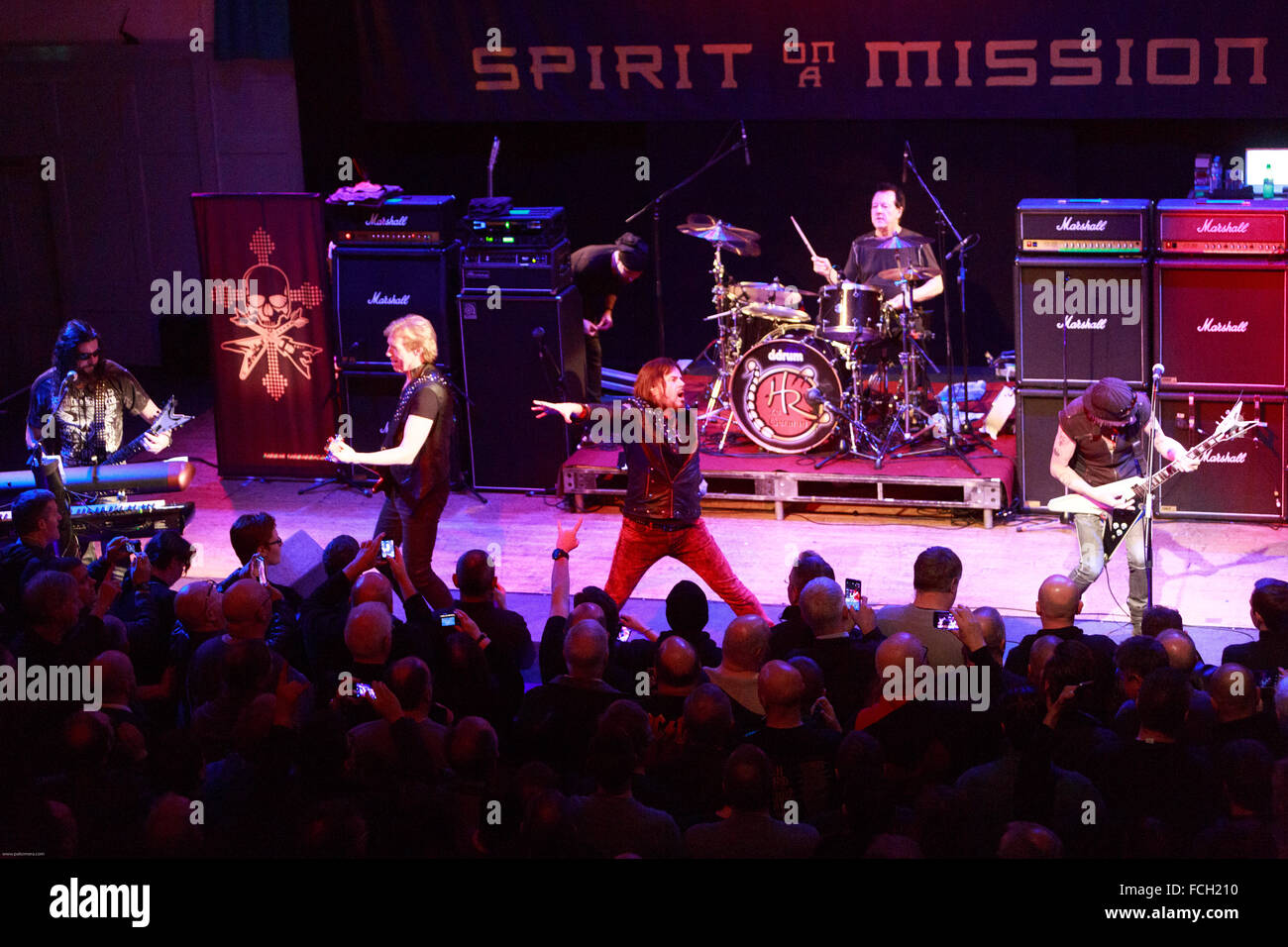 Edinburgh, Scotland 22nd January. Temple of Rock perform in The Queen's ...
