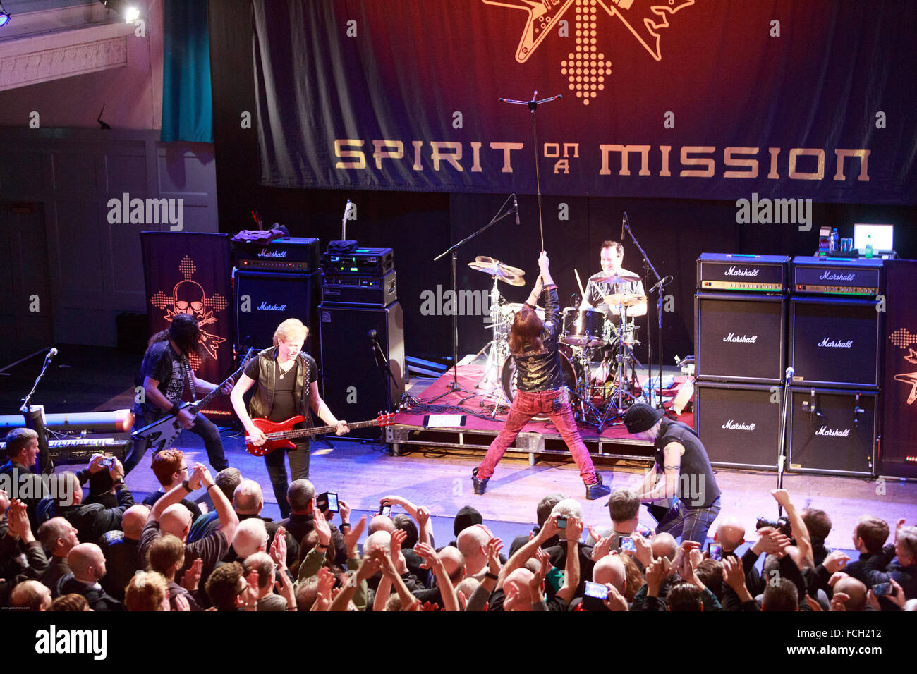Edinburgh, Scotland 22nd January. Temple of Rock perform in The Queen's ...