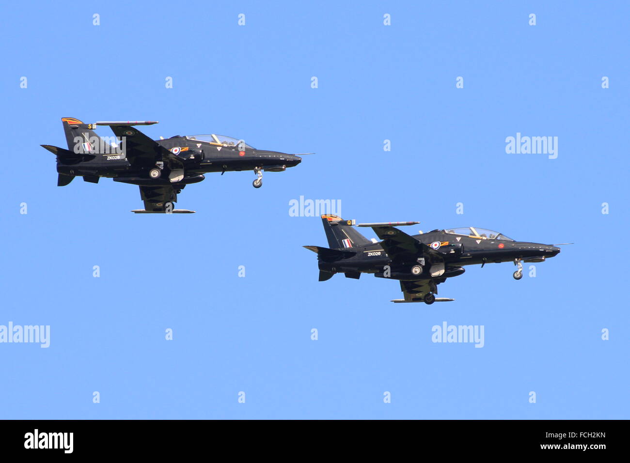 The RAF's Hawk T2 Role Demonstration displaying at Scotland's National ...