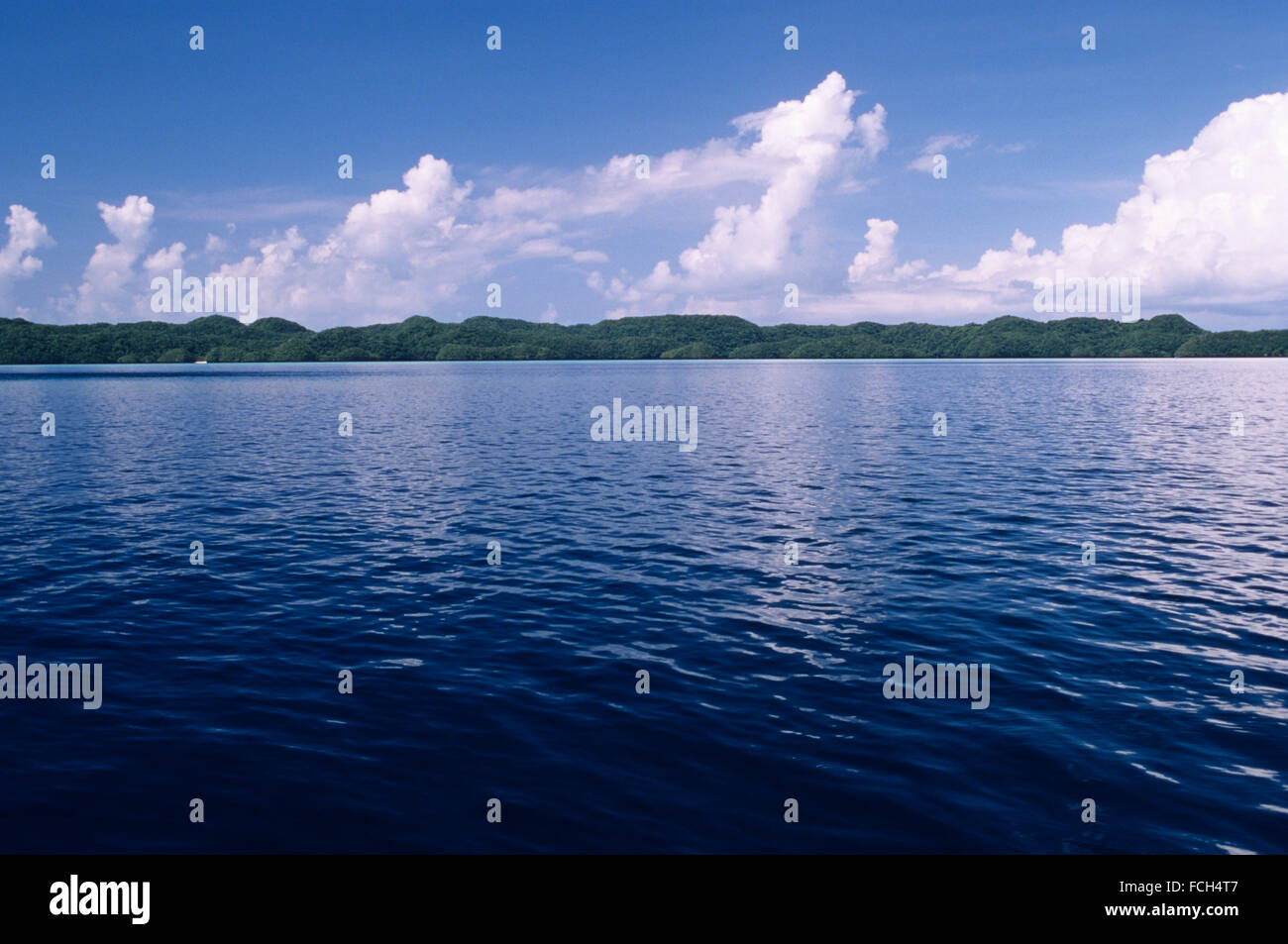 Ocean and island views of Palau Islands Stock Photo - Alamy