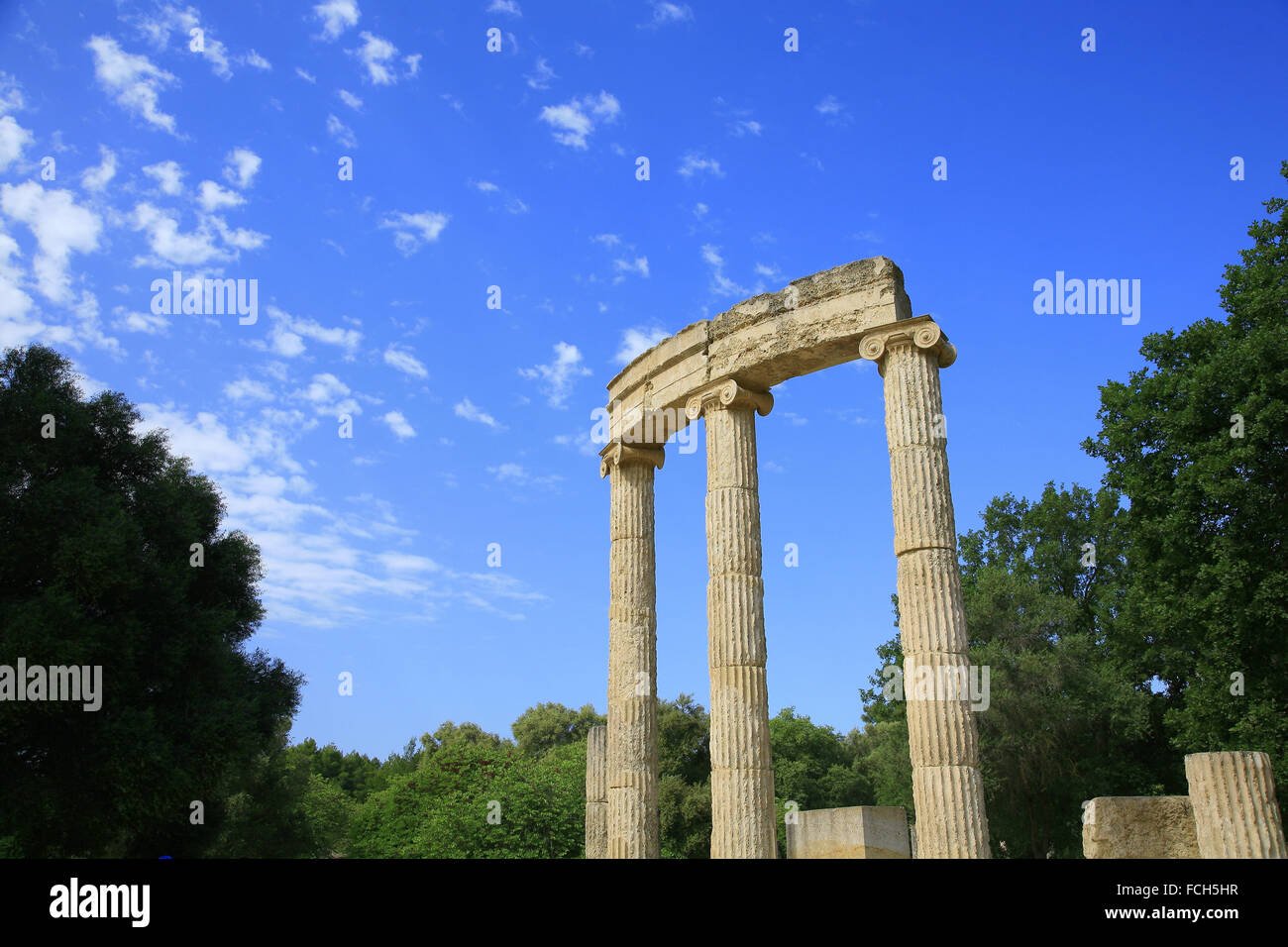 Temple of Zeus, Ancient Olympia Stock Photo - Alamy
