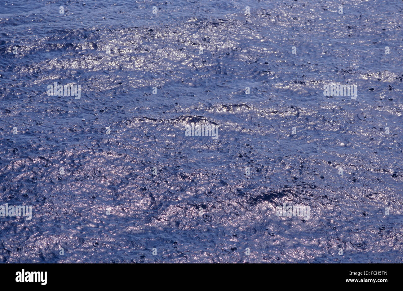 Republic of Palau, reflective quality of ocean, patterns of water and ...