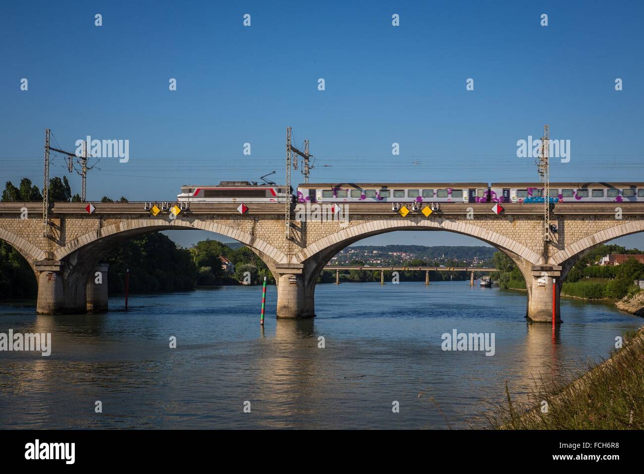 ILLUSTRATION OF THE YVELINES (78), ILE DE FRANCE, FRANCE Stock Photo ...