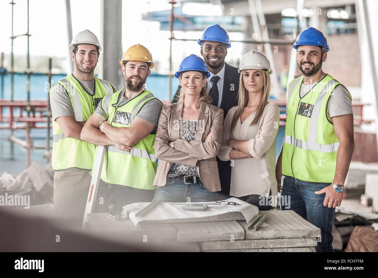 Business executives construction site hi-res stock photography and ...