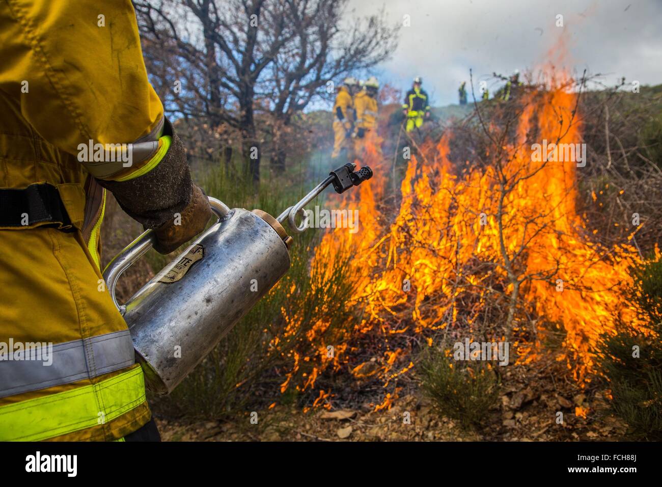 TACTICAL FIRE, FIREFIGHTERS Stock Photo - Alamy