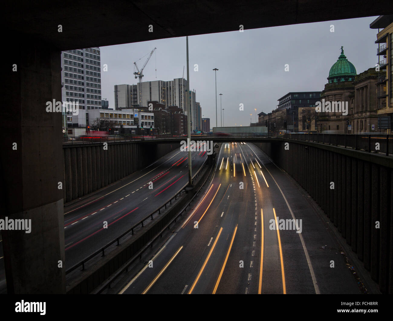 M8 Motorway Glasgow Scotland High Resolution Stock Photography and ...