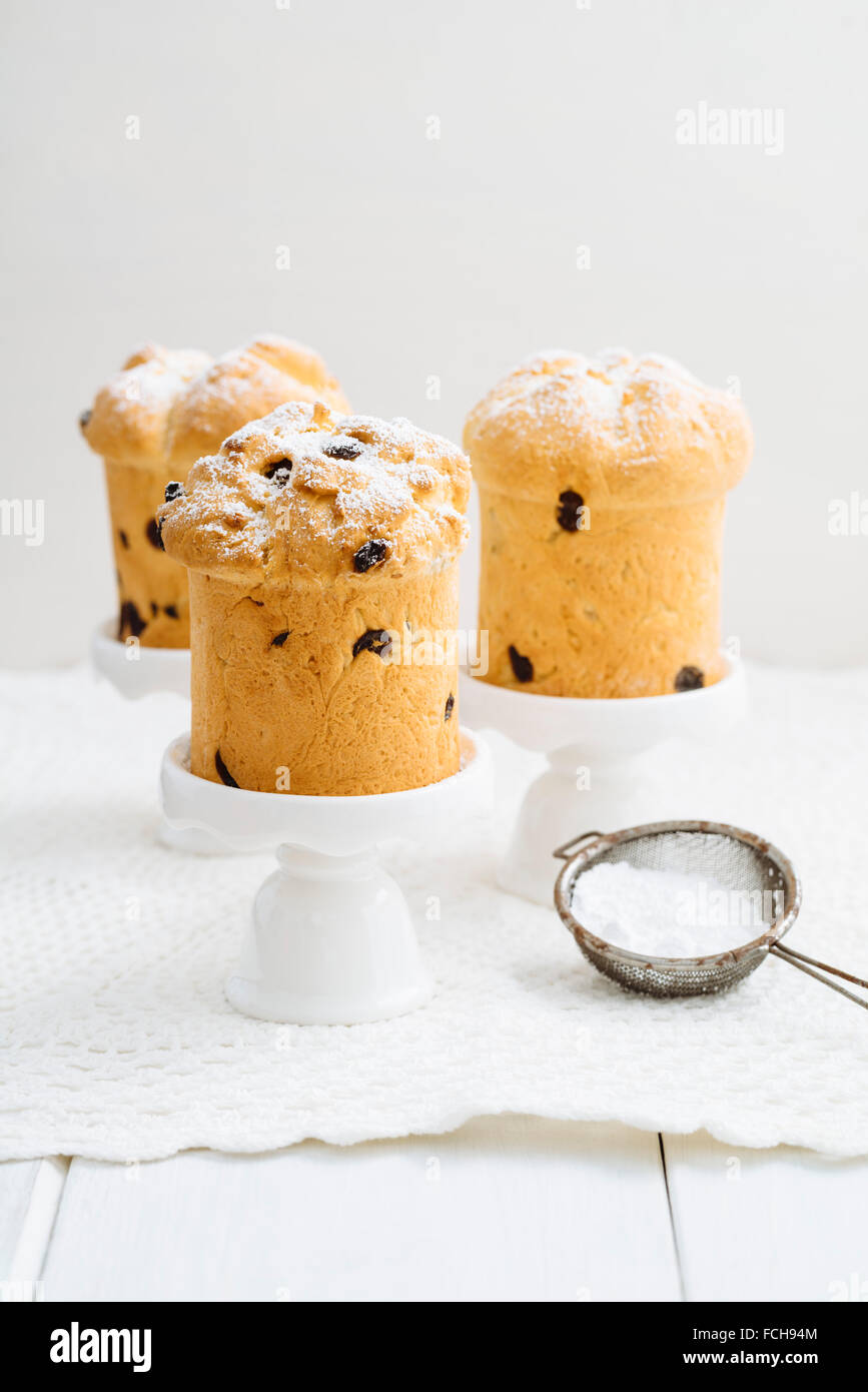 Home baked mini panettone hi-res stock photography and images - Alamy