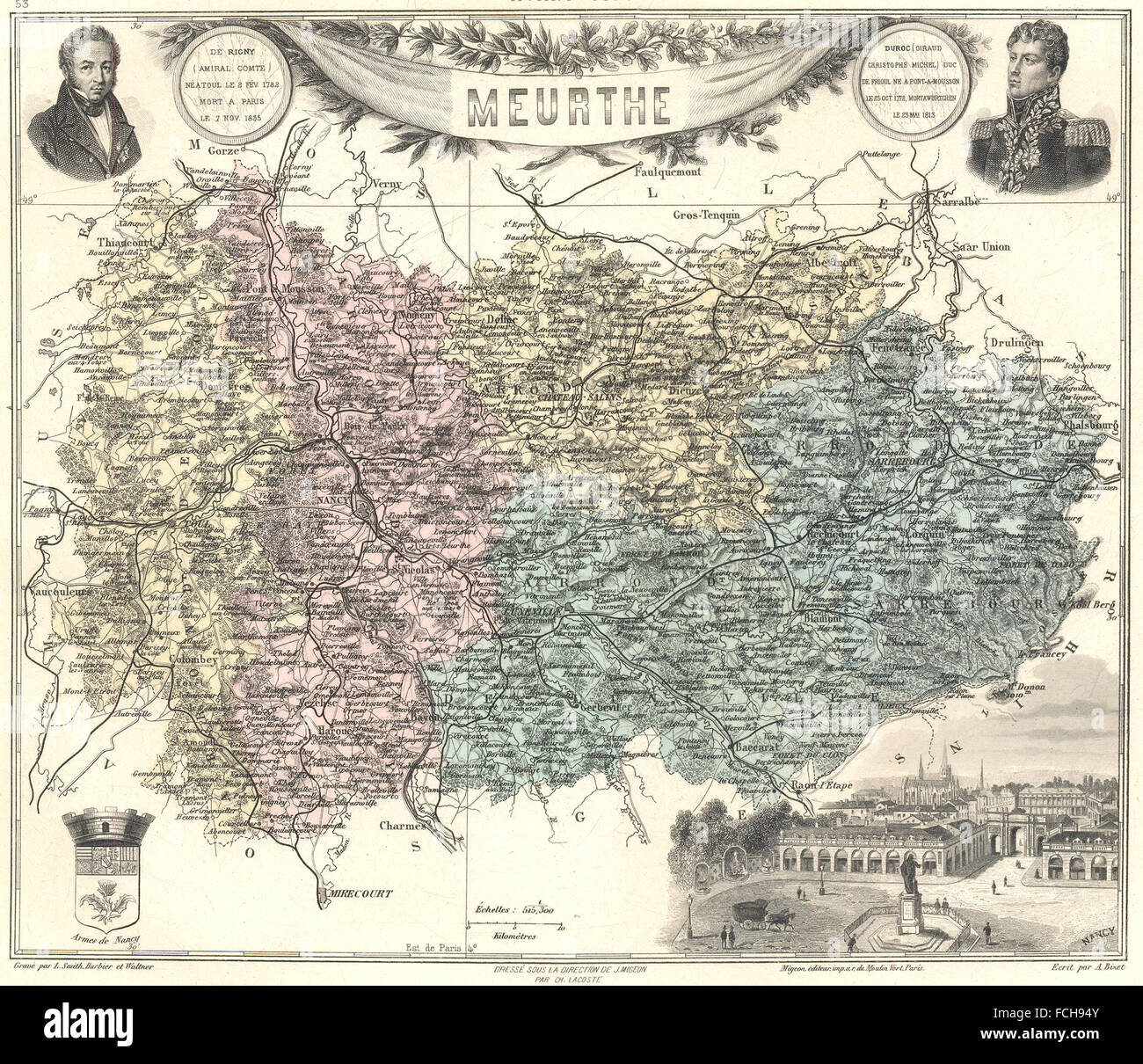 Map nancy france hi-res stock photography and images - Alamy