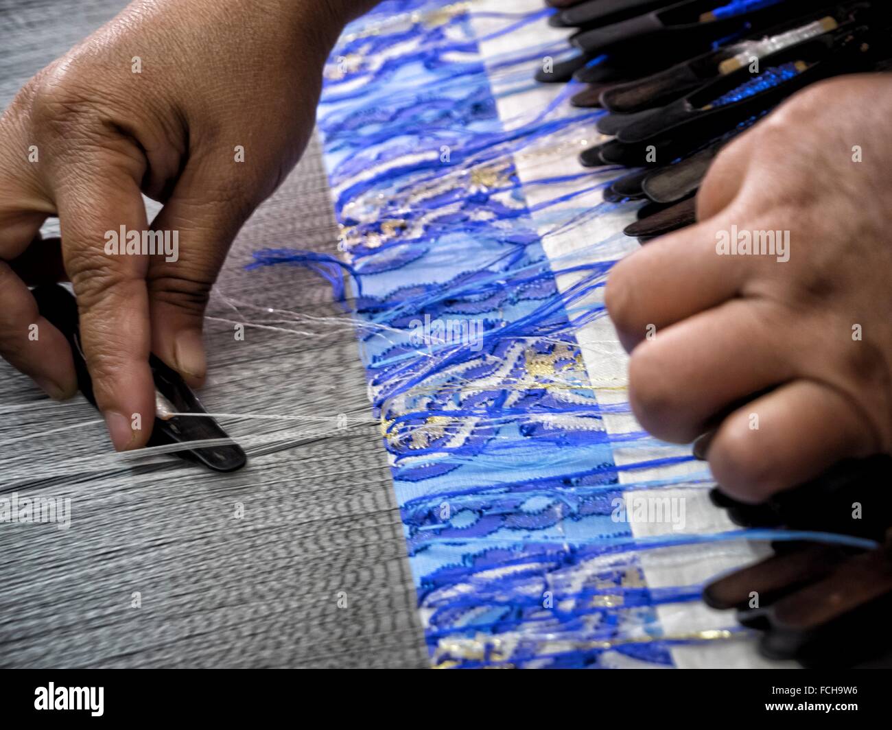 Embroidery loom hi-res stock photography and images - Alamy