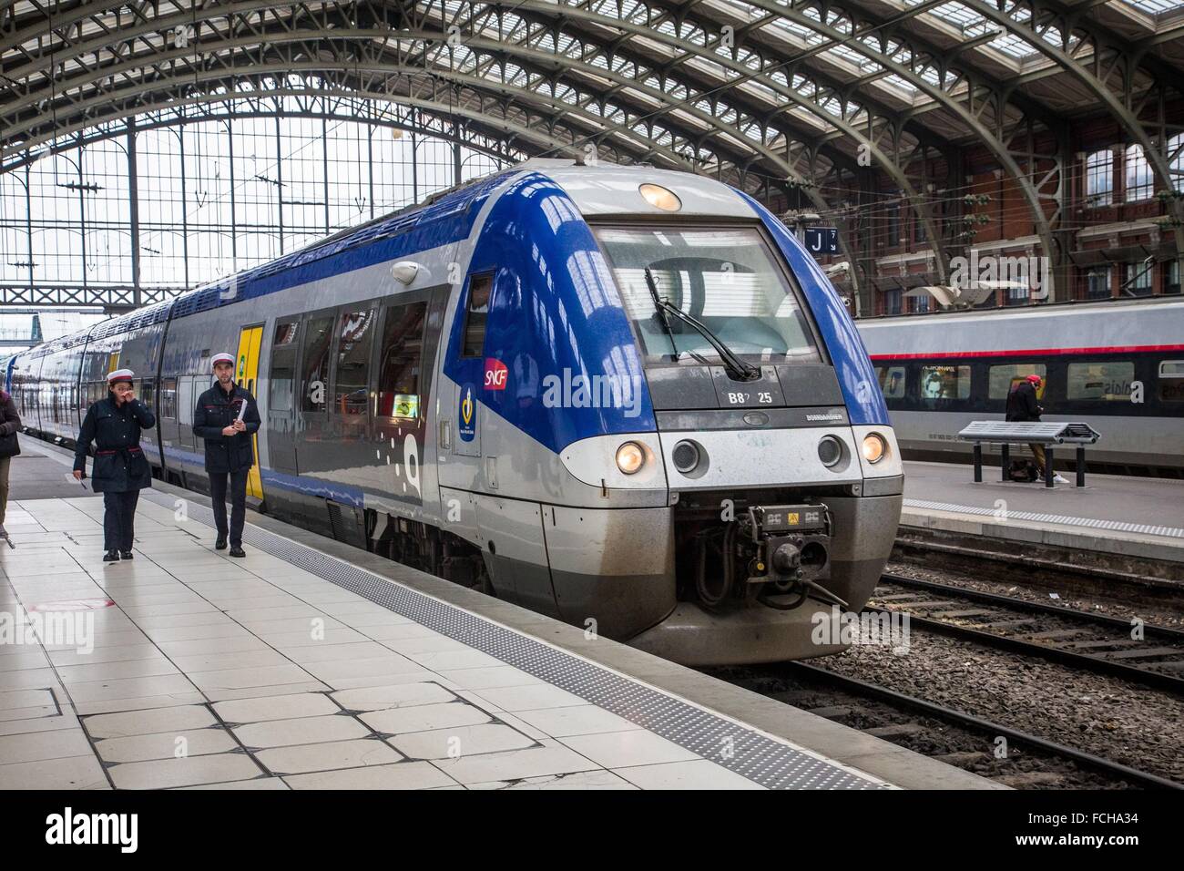 North france trains hi-res stock photography and images - Alamy