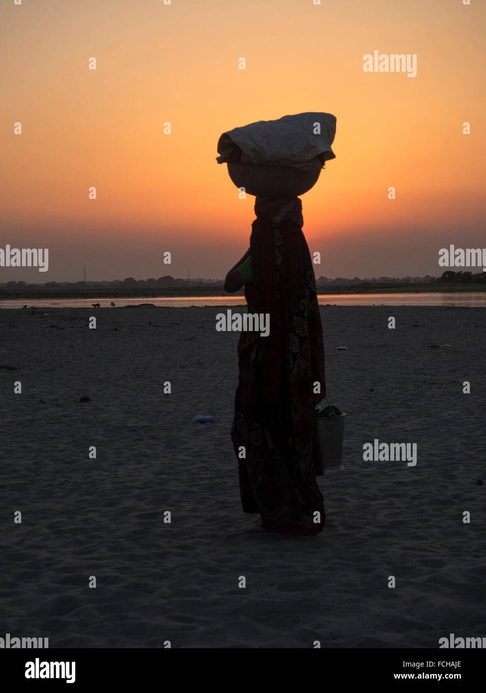 Vrindavan sunset hi-res stock photography and images - Alamy