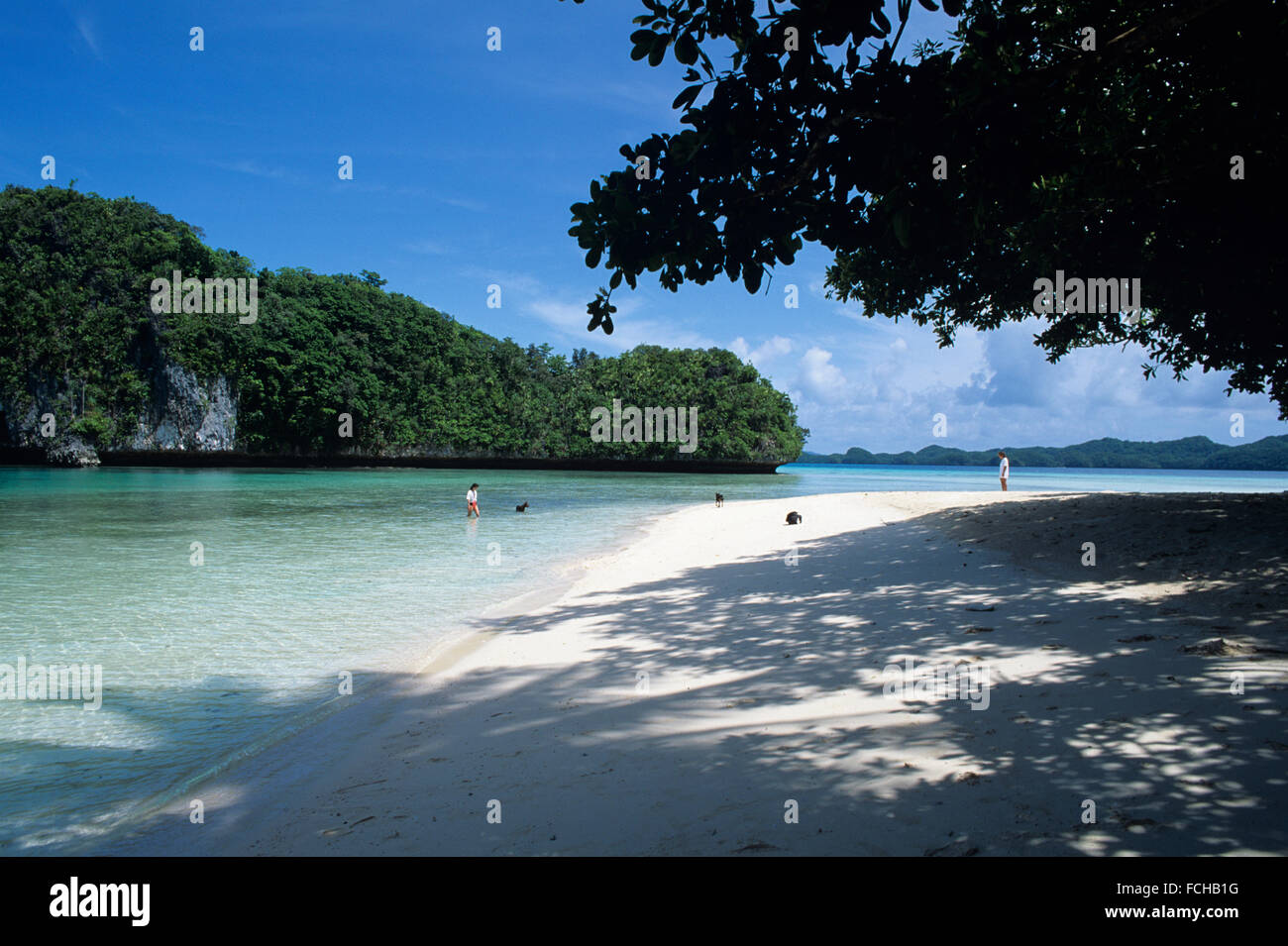 Ocean and island views of Palau Islands Stock Photo - Alamy