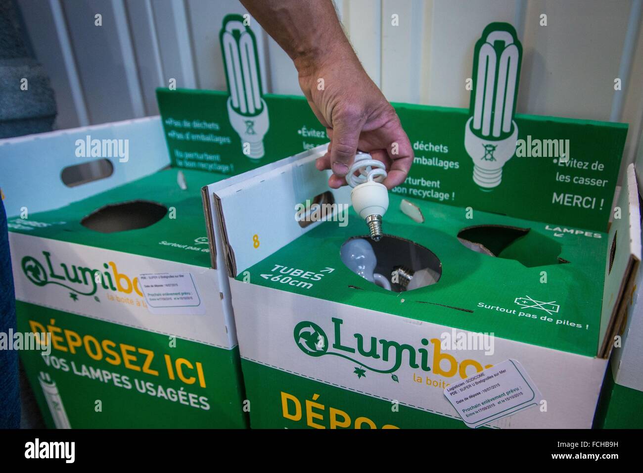 SORTING AND RECYCLING IN FRANCE Stock Photo - Alamy