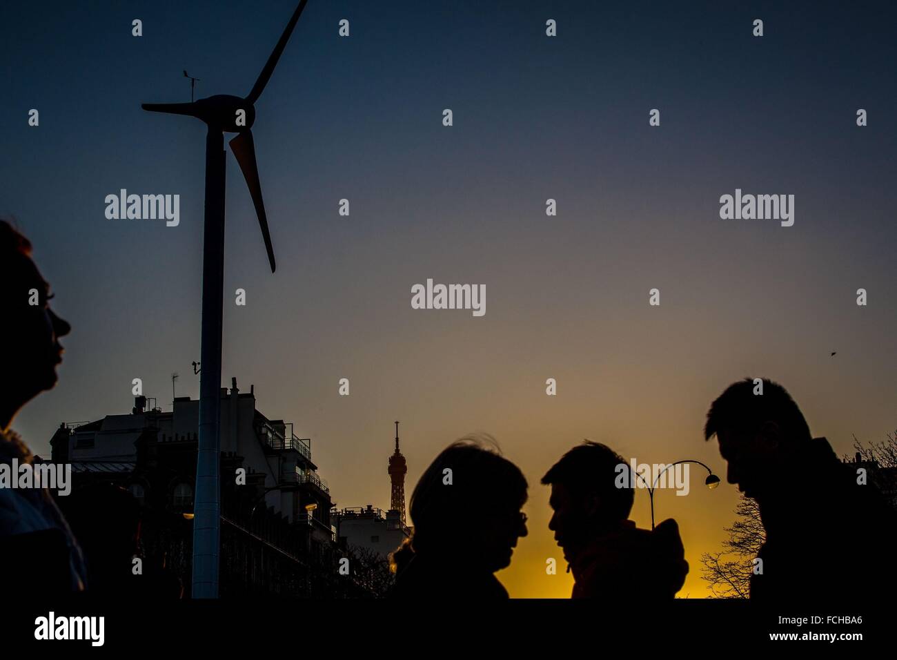 Woman wind turbine hi-res stock photography and images - Alamy