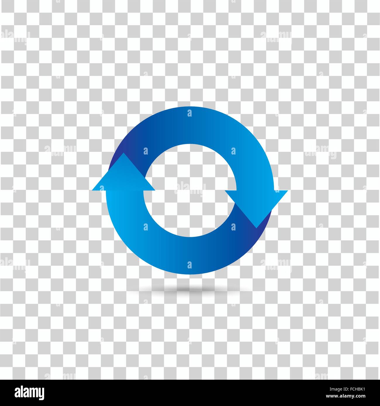 Abstract blue icon Stock Vector Image & Art - Alamy