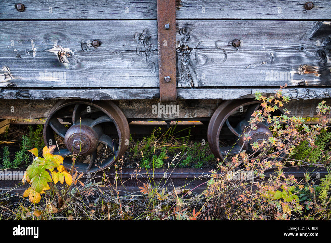 Old coal mine, historical, Lower Bankhead, Banff Nationalpark, Alberta ...