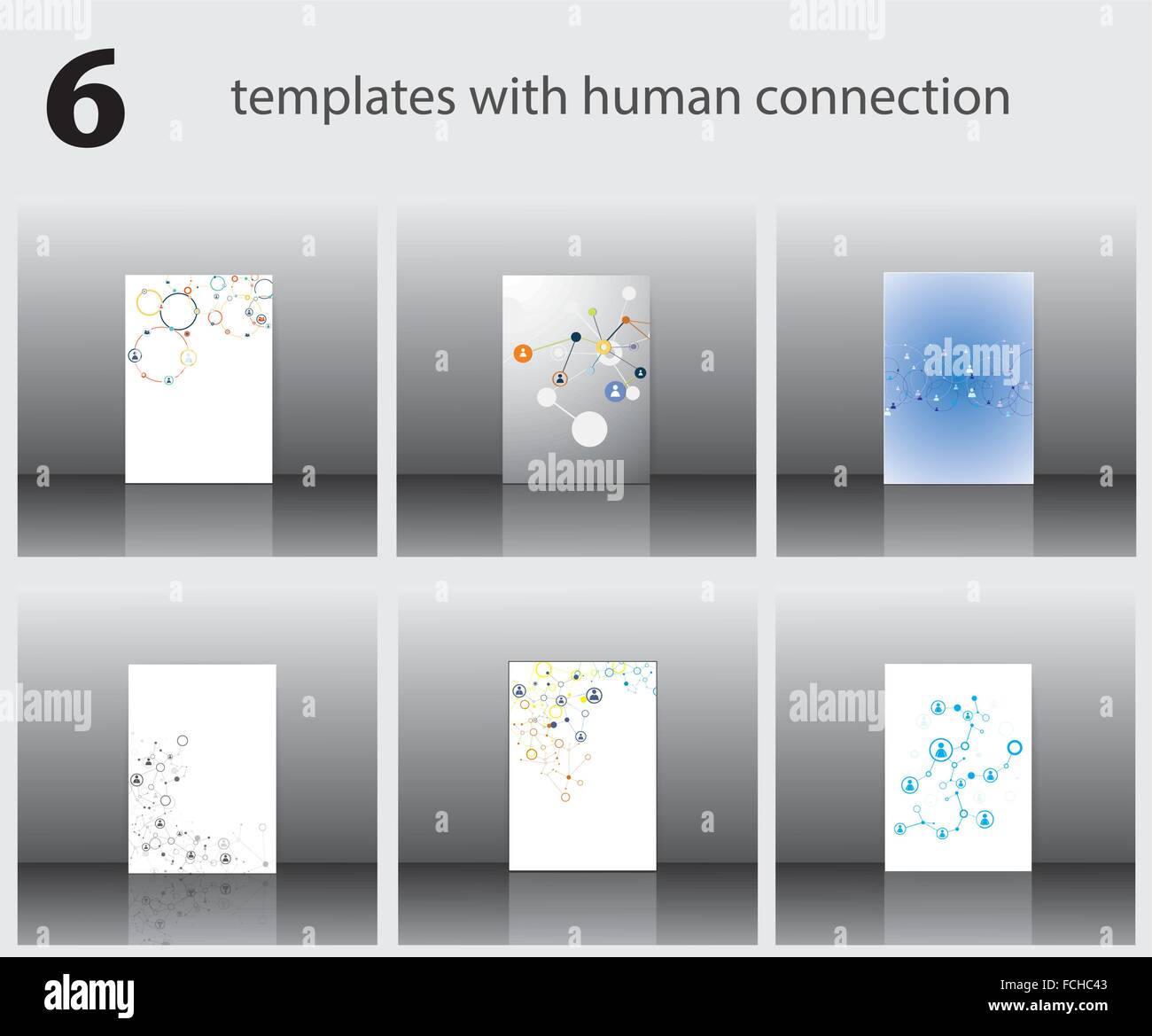 Templates with human connection Stock Vector Image & Art - Alamy