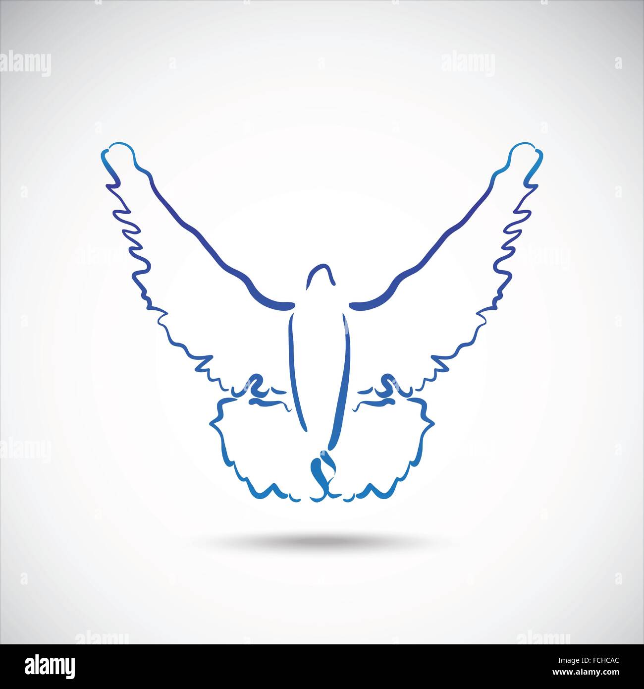 Gray dove Stock Vector Images - Alamy