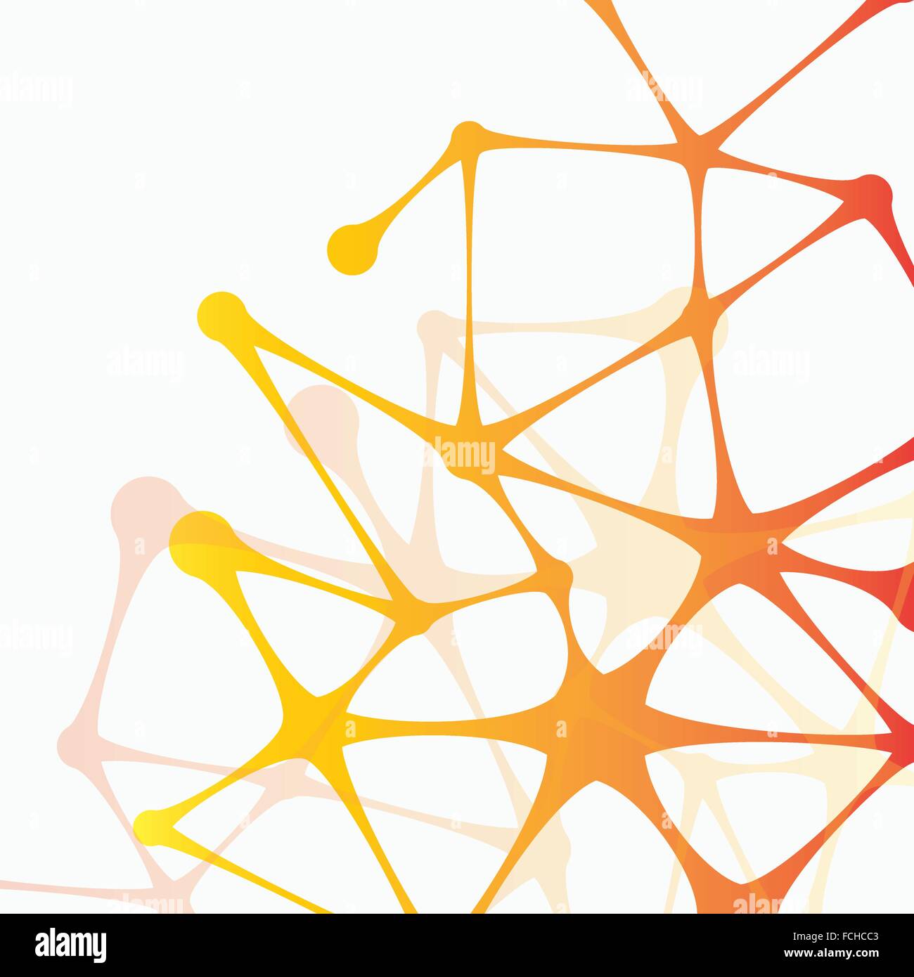Abstract Molecular Structure Stock Vector Image And Art Alamy