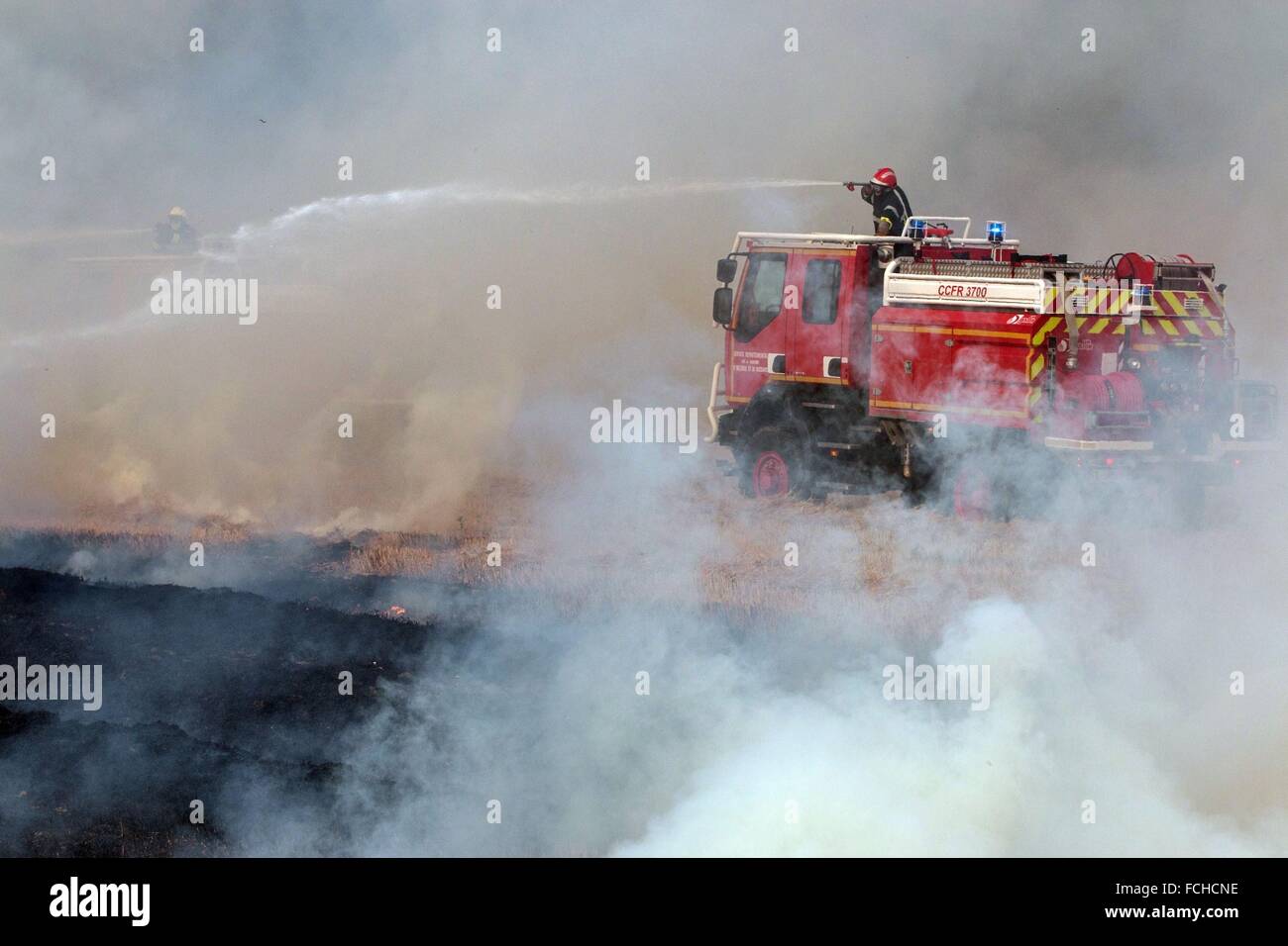FIREFIGHTERS IN FRANCE Stock Photo - Alamy
