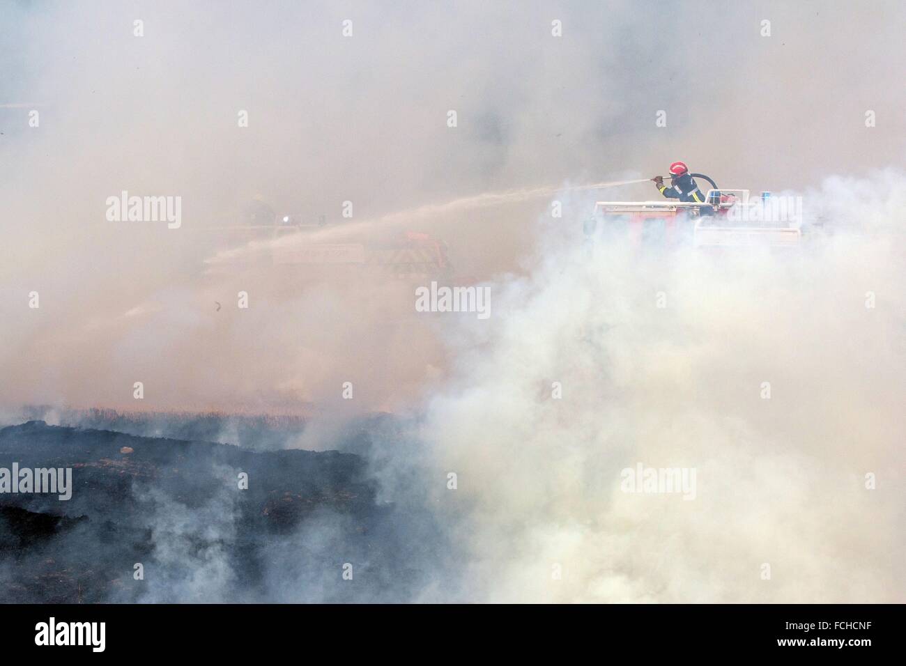 FIREFIGHTERS IN FRANCE Stock Photo - Alamy