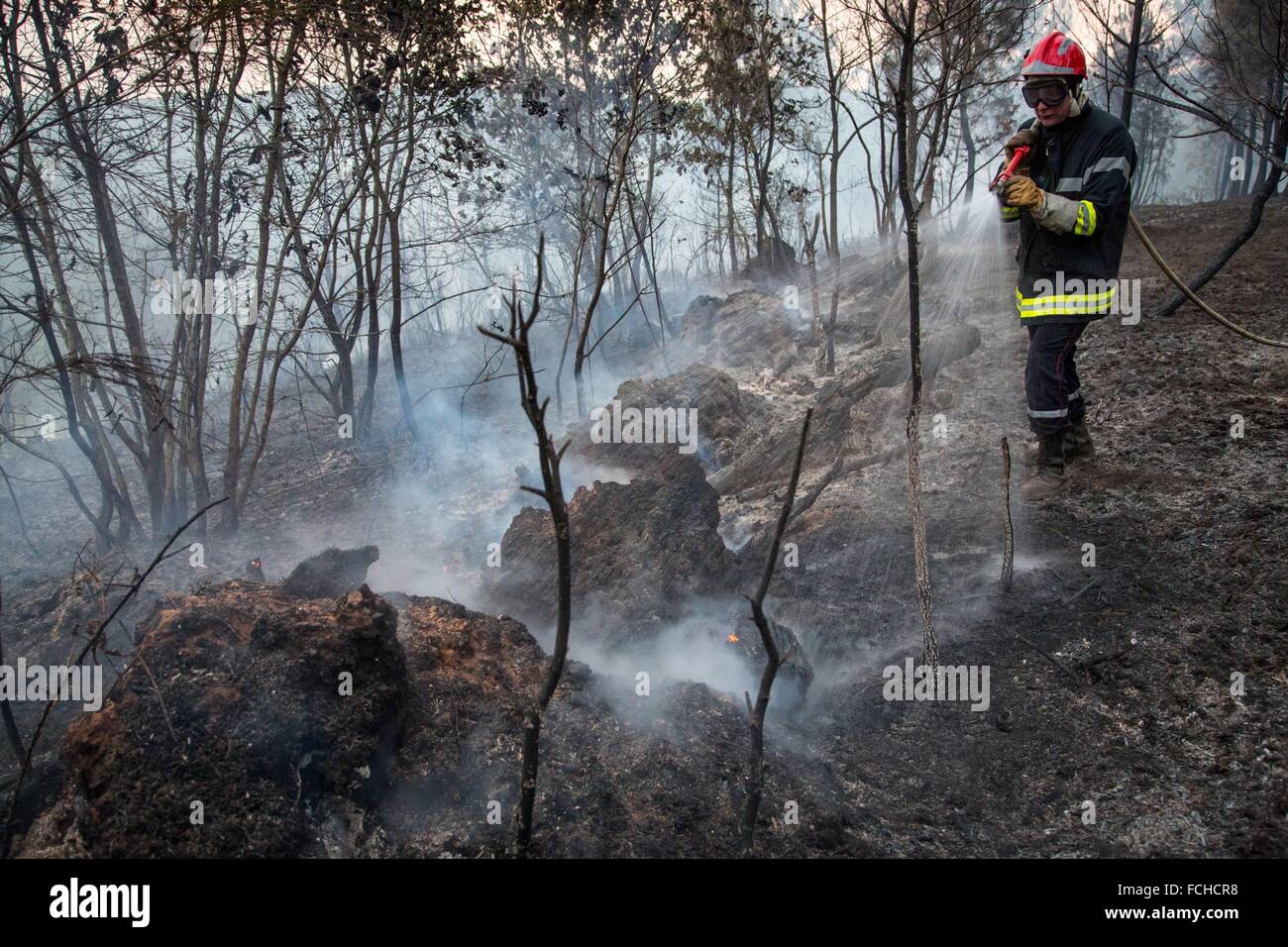 FIREFIGHTERS IN FRANCE Stock Photo - Alamy