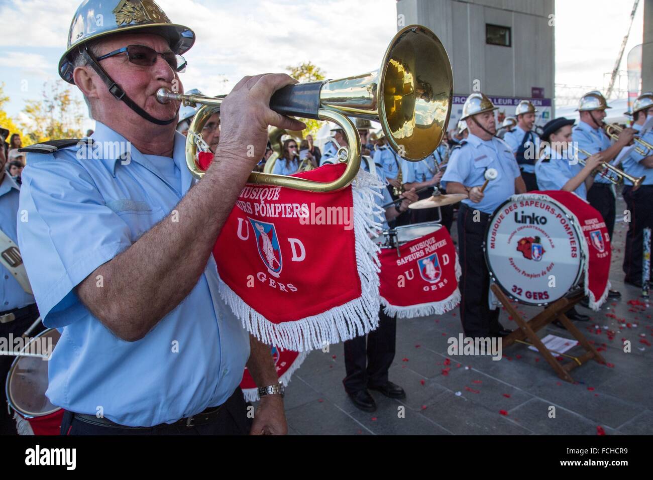 Fire department music band hi-res stock photography and images - Alamy