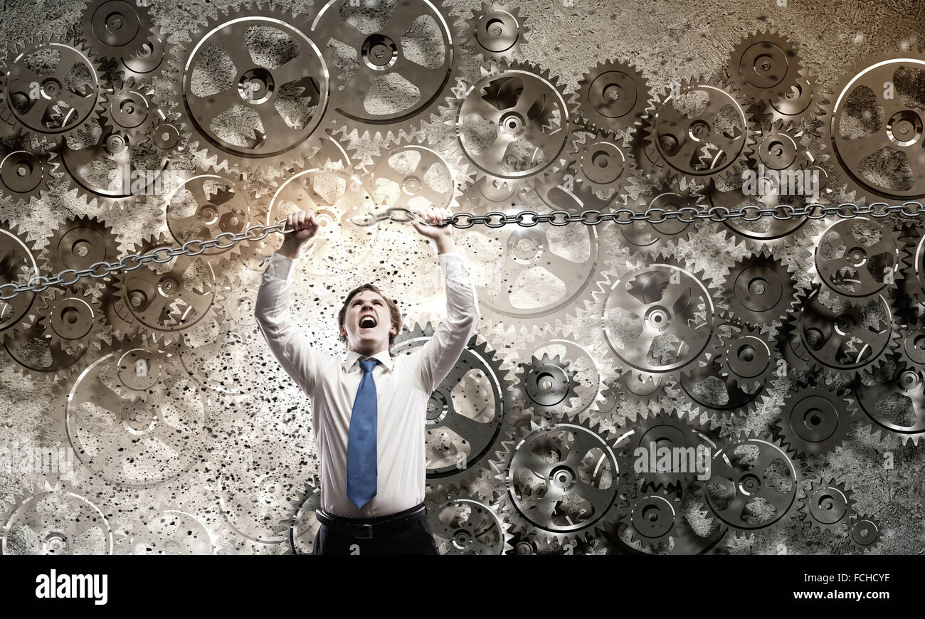 Broken chain hands freedom hi-res stock photography and images - Alamy