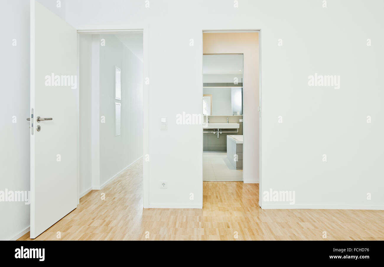 Corridor room and bathroom Stock Photo - Alamy