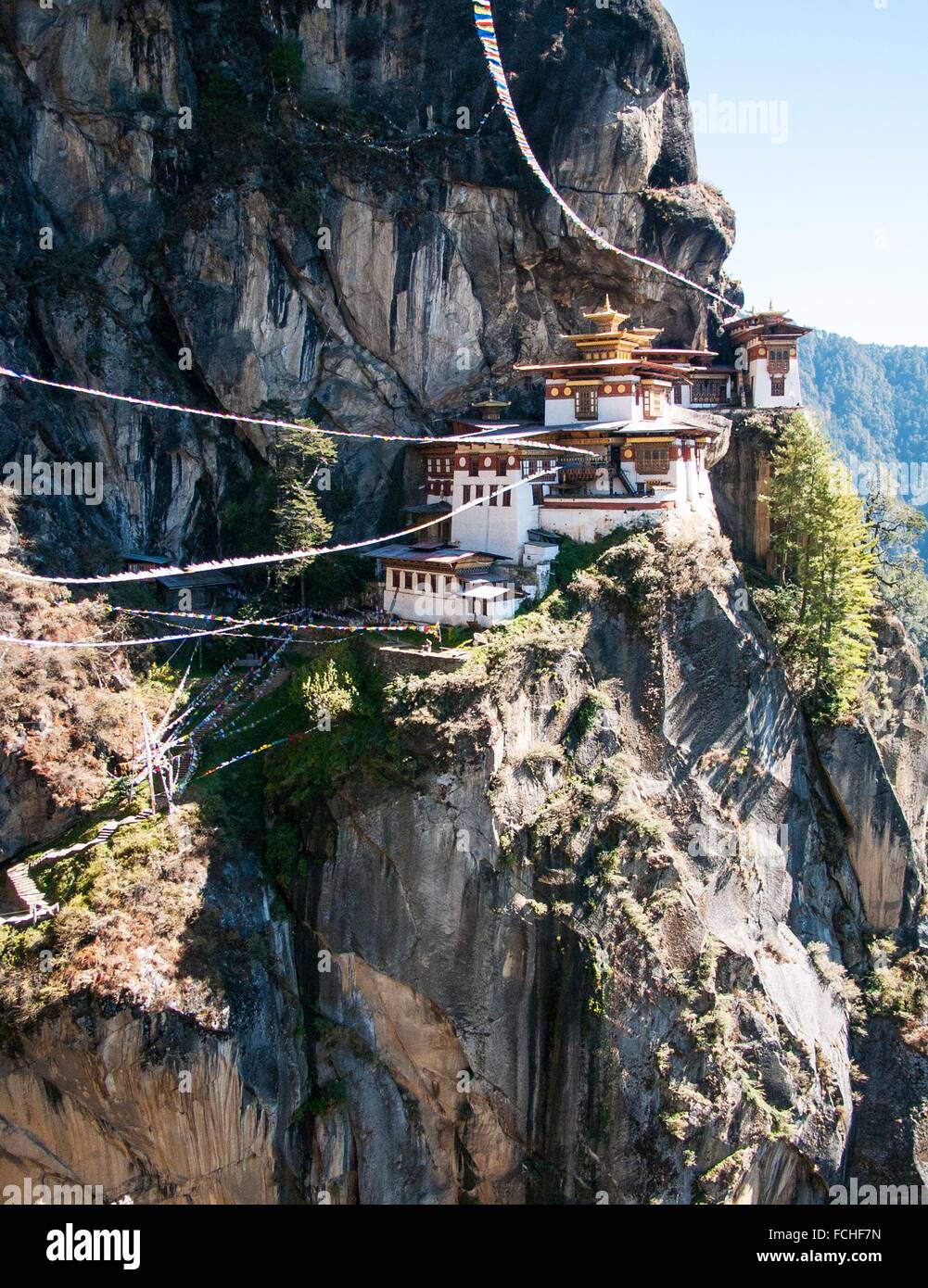 Tigers Nest Bhutan Stock Photo Alamy