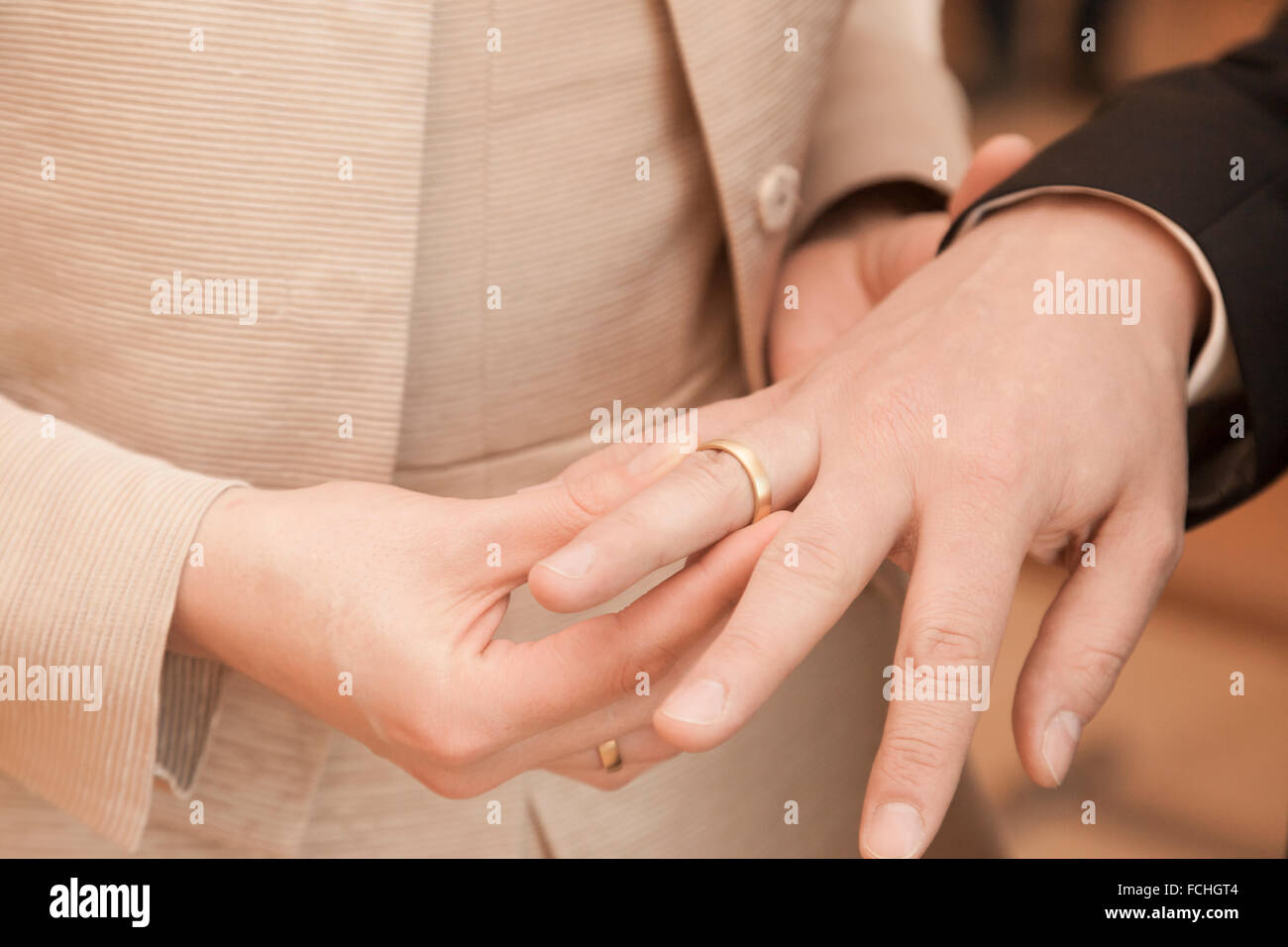 Exchanging of the rings hi-res stock photography and images - Alamy