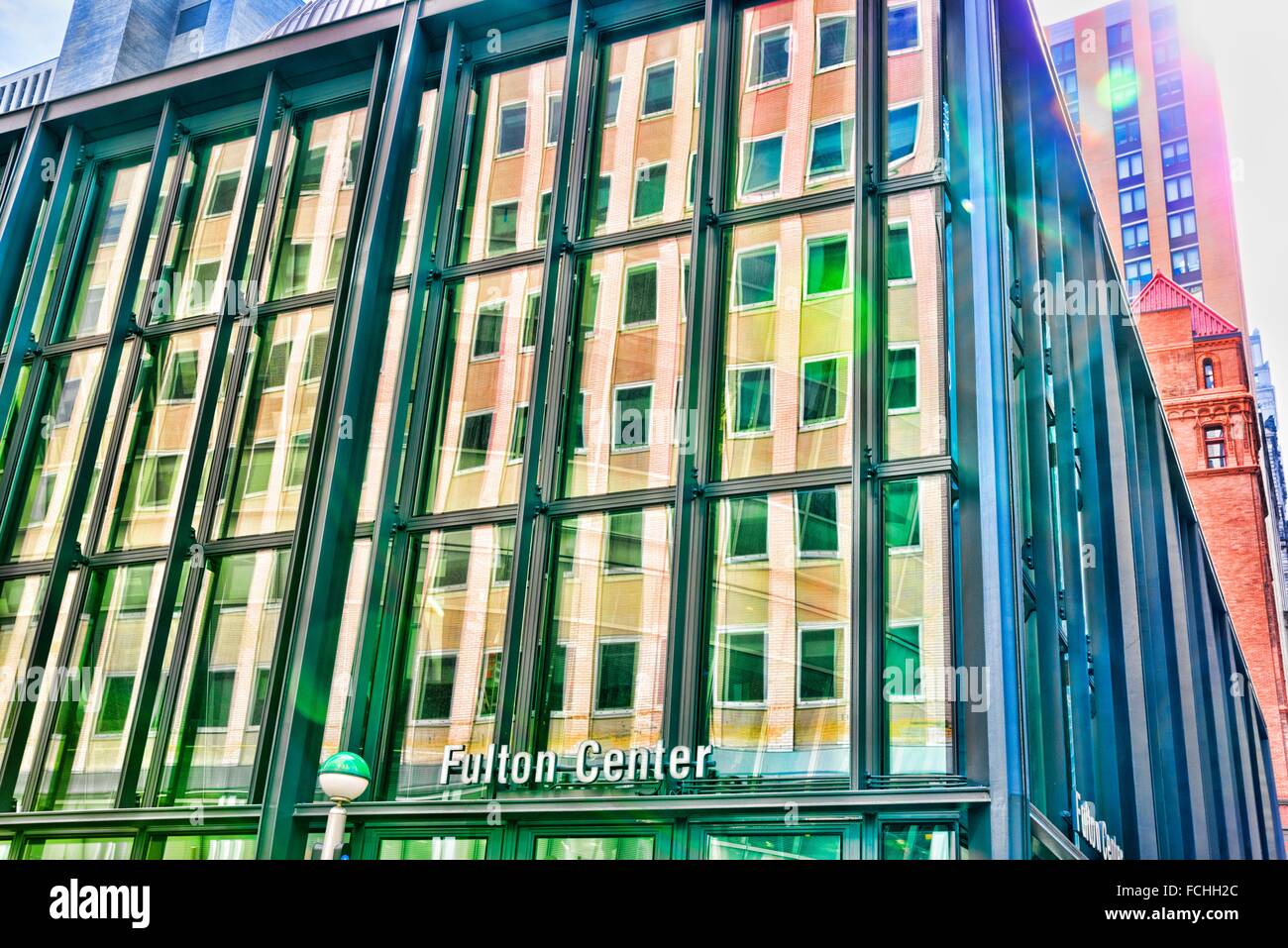 Fulton center train station hi-res stock photography and images - Alamy