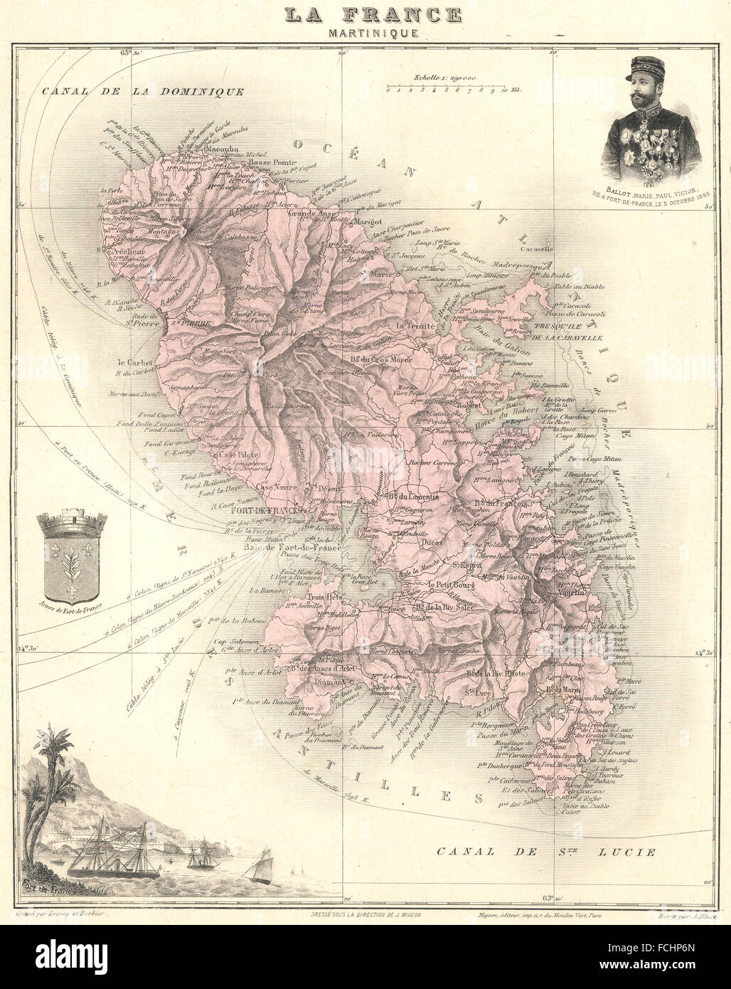 Illustrated map of france hi-res stock photography and images - Alamy