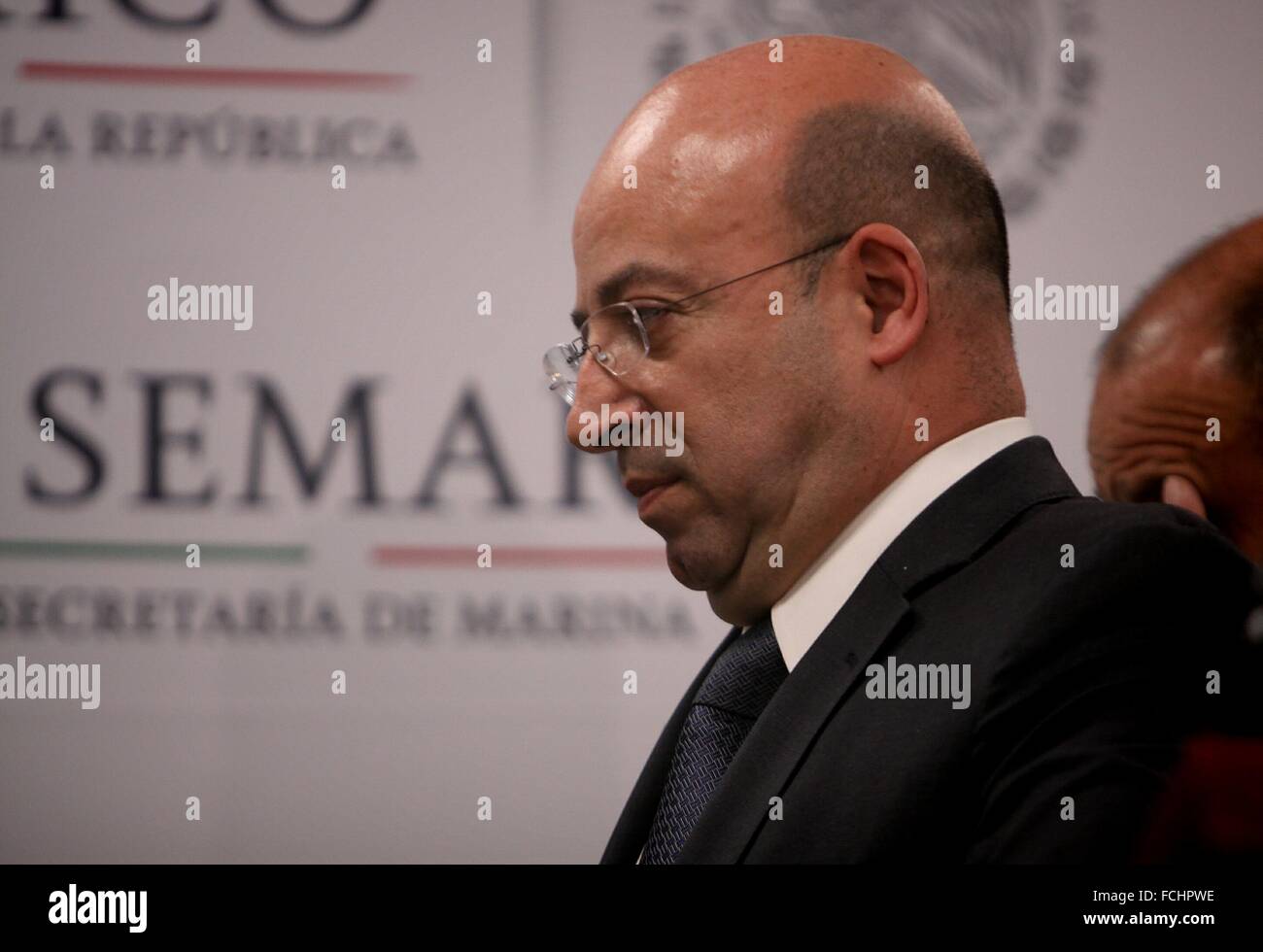 Mexico City. 23rd Jan, 2016. Mexico's National Commissioner of Security ...