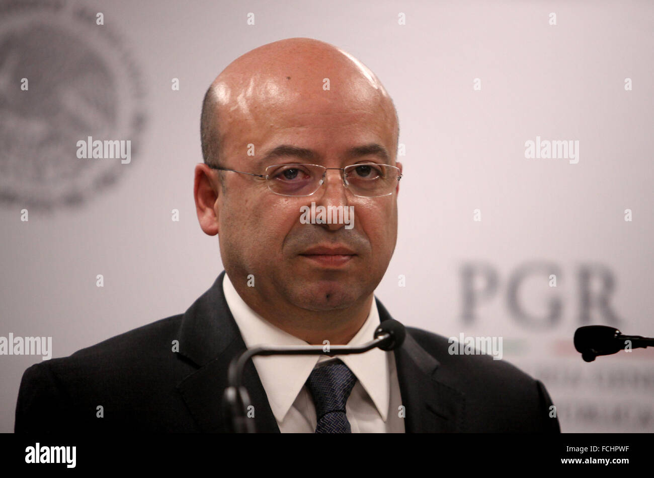 Mexico City. 23rd Jan, 2016. Mexico's National Commissioner of Security ...