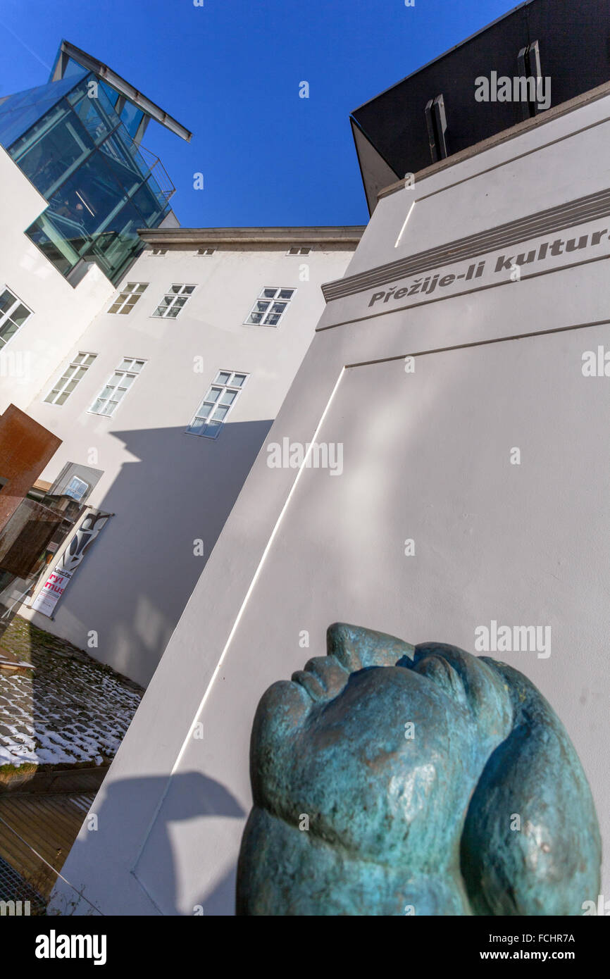 Museum of Contemporary Art on Kampa Island, Prague modern art Czech ...