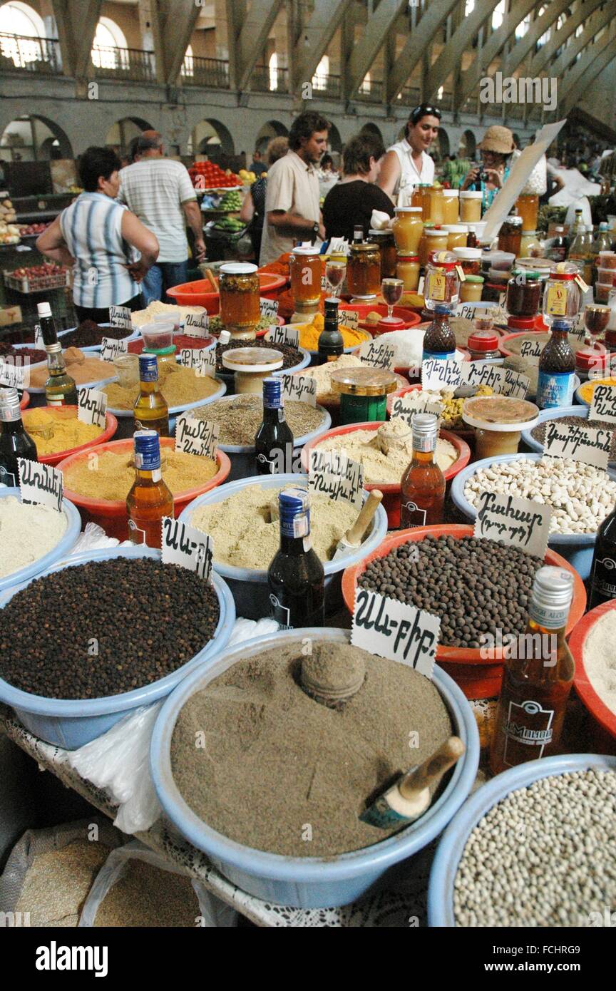 Yerevan central market hi-res stock photography and images - Alamy