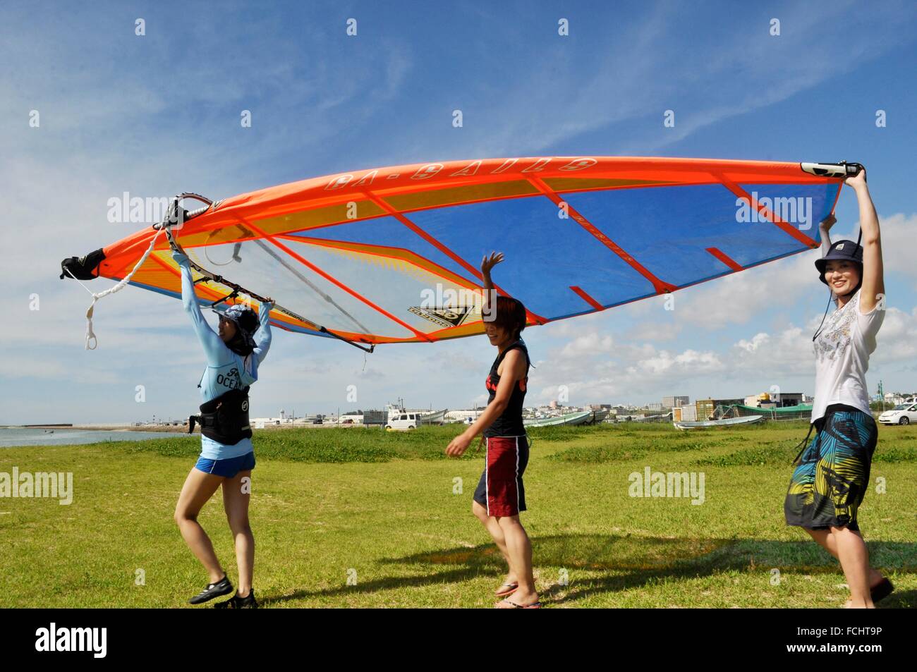 Japanese windsurfers hi-res stock photography and images - Alamy