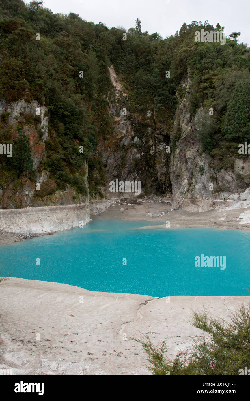 The Inferno Crater Lake is the largest geyser in the world. As it plays ...