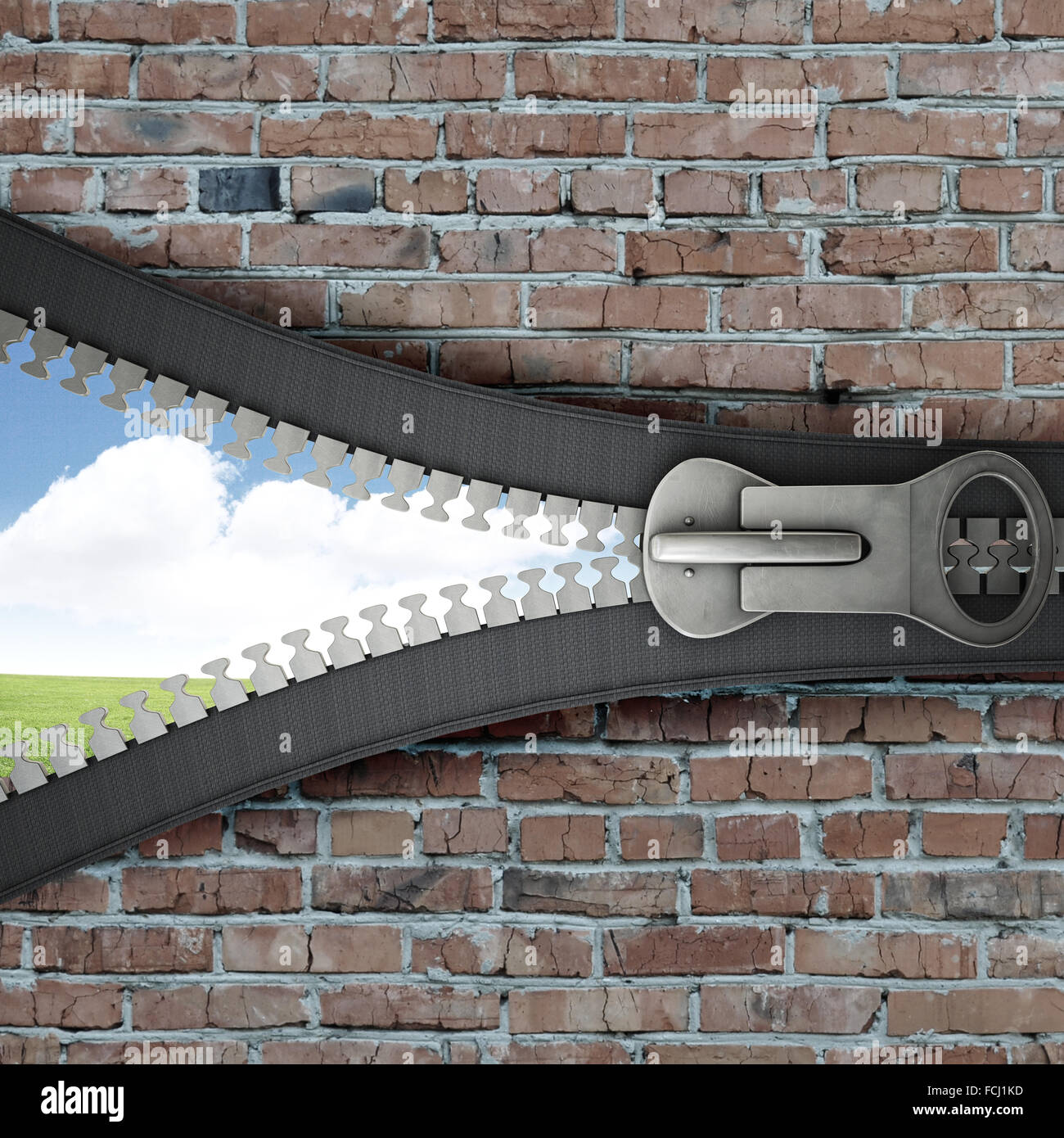 Unzipped wall hi-res stock photography and images - Alamy