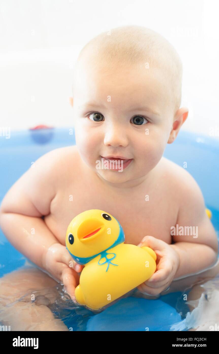 Child With Baby Duck High Resolution Stock Photography and Images - Alamy