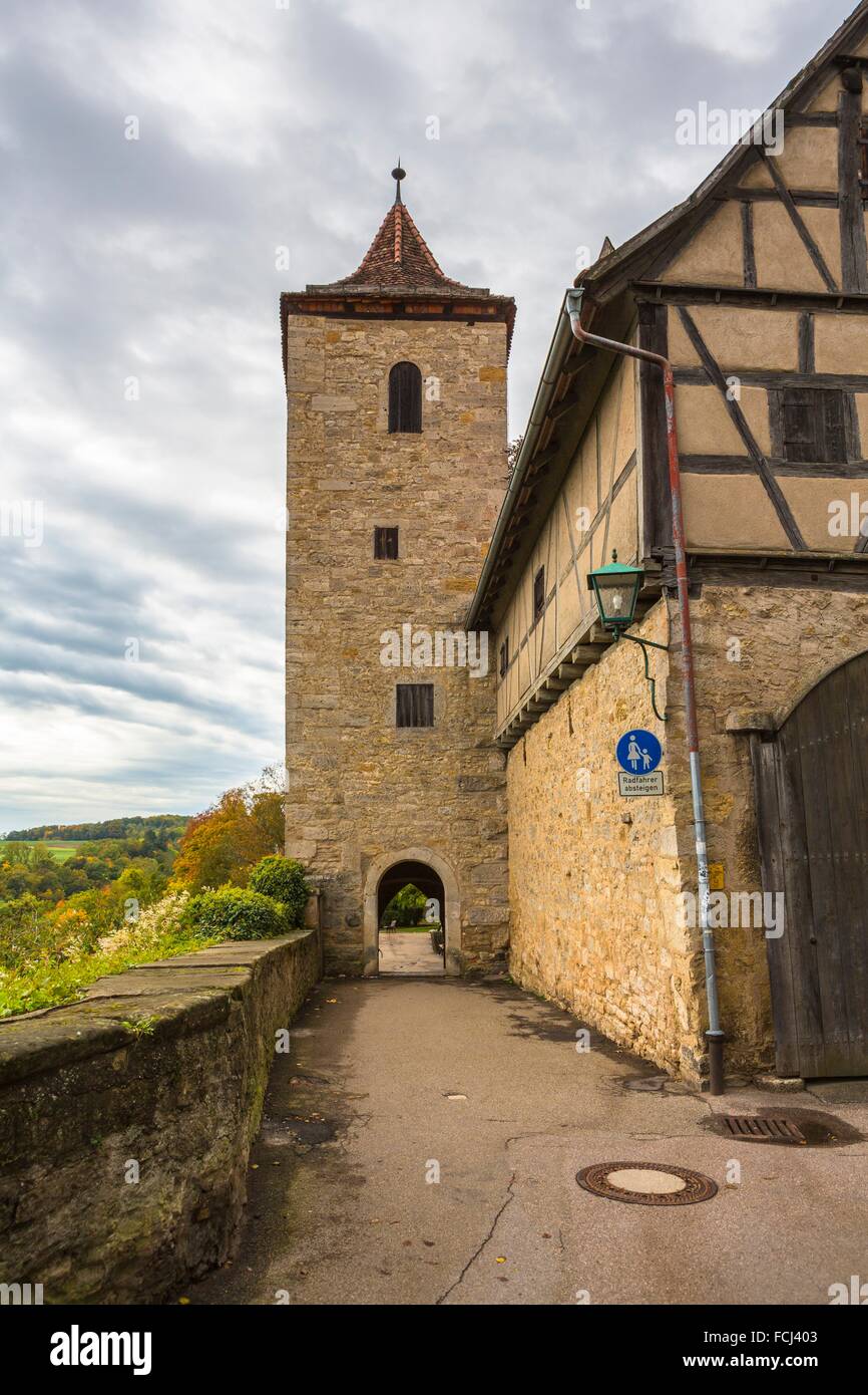 Rothenburg germany city wall hi-res stock photography and images - Alamy